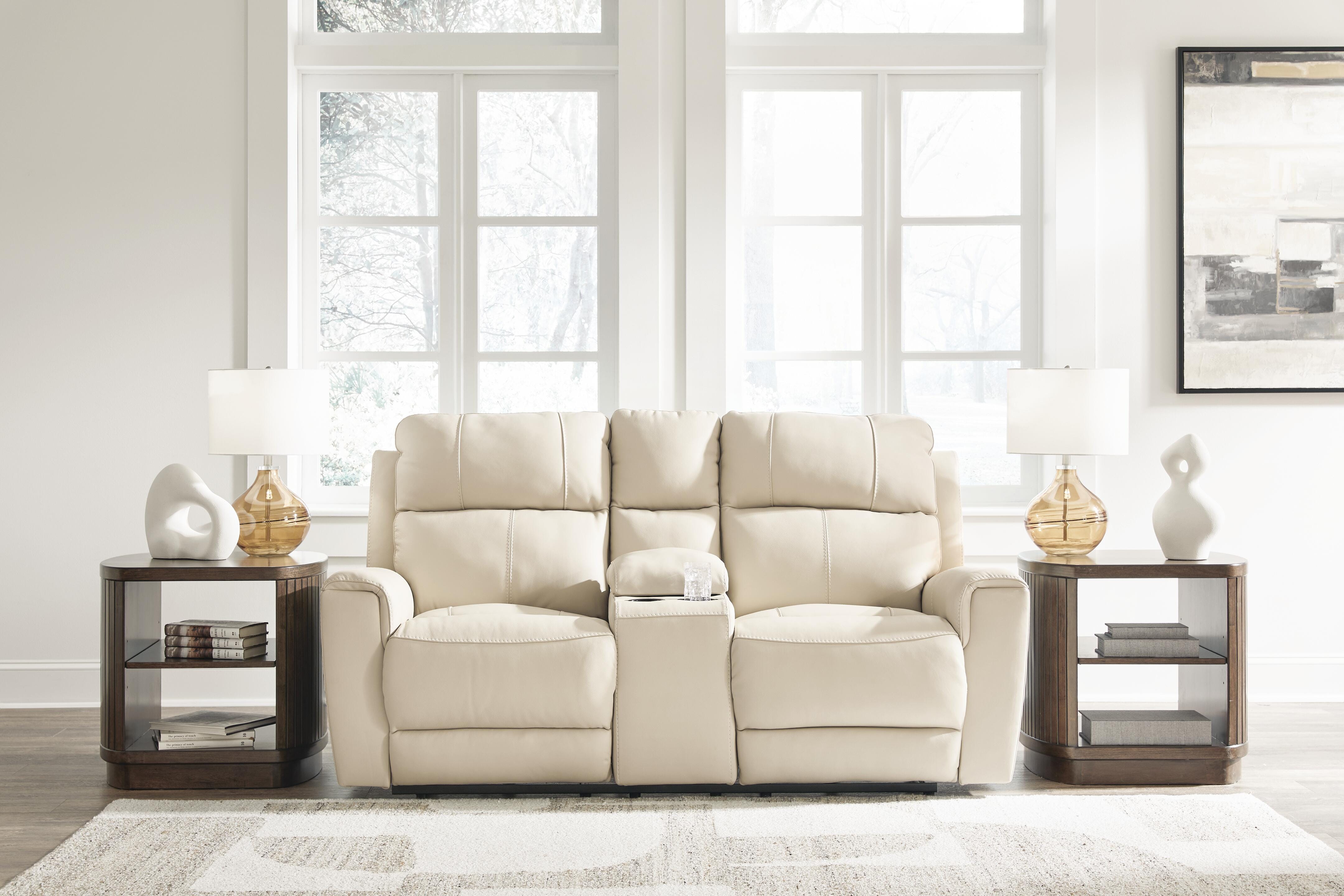 Click here for Dahlmoore Power Reclining Loveseat with Console Le... prices