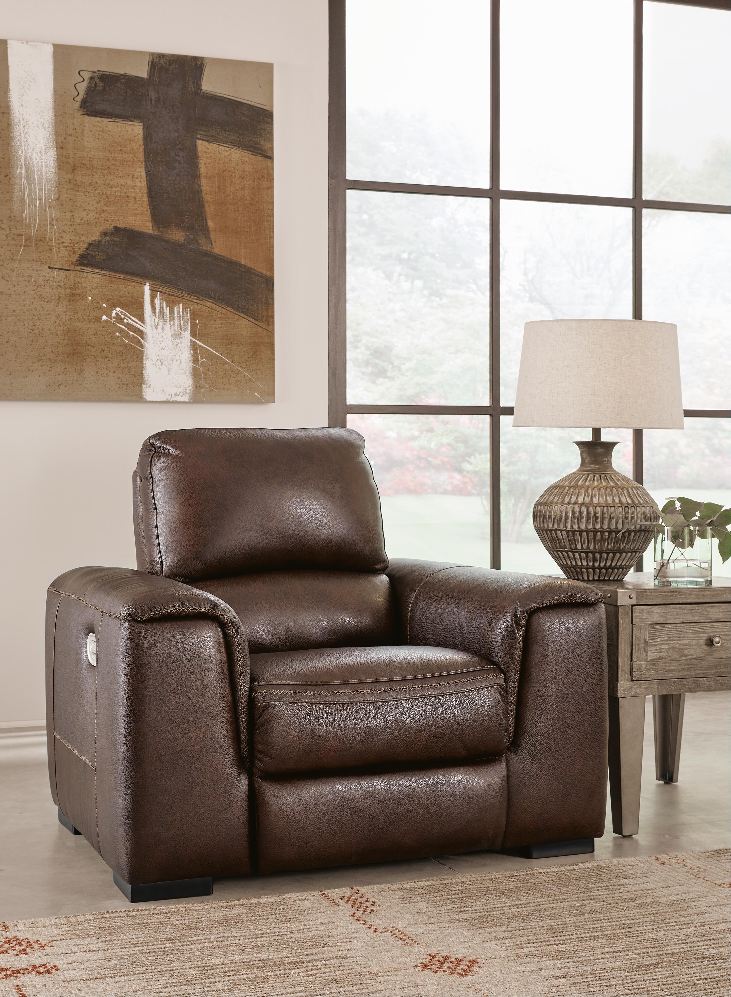 Click here for Alessandro Oversized Dual Power Leather Recliner L... prices