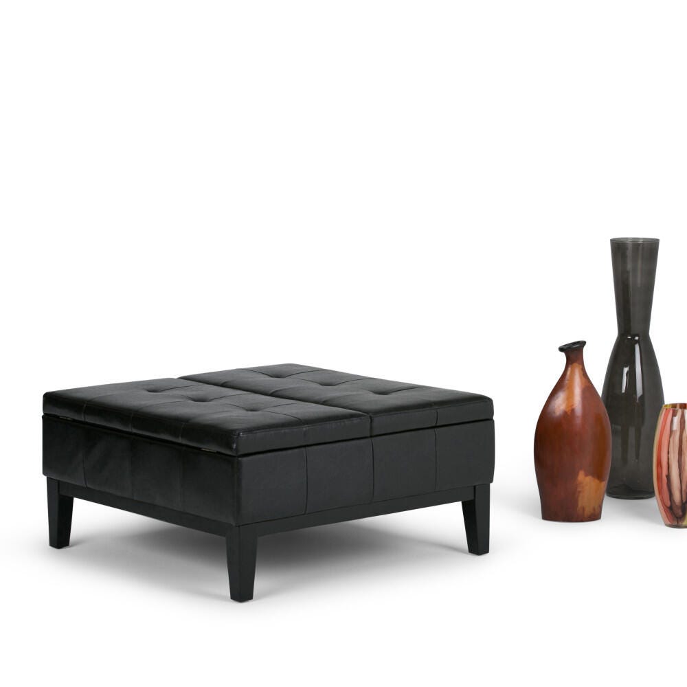 Click here for Simpli Home Coffee Table Storage Ottoman  Midnight... prices