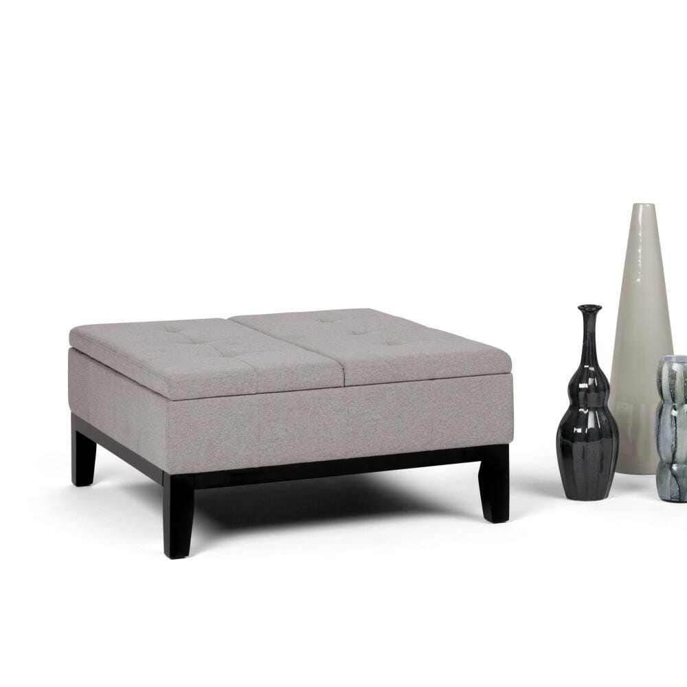 Click here for Simpli Home Coffee Table Storage Ottoman  Cloud prices