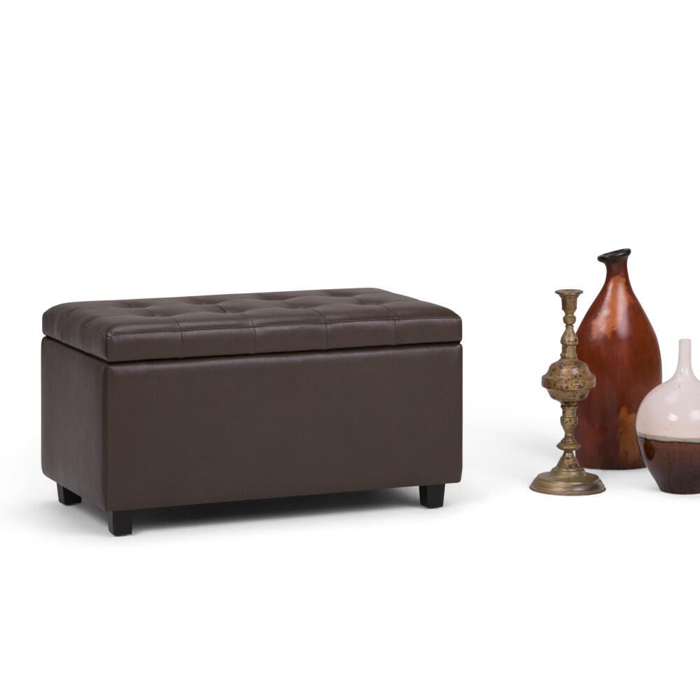 Click here for Cosmopolitan Rectangle Storage Ottoman  Chocolate prices