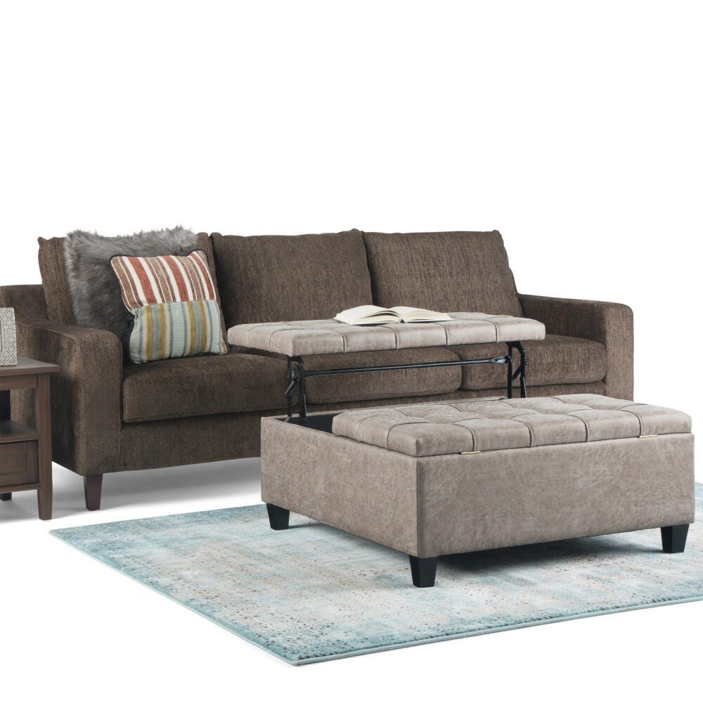 Click here for Harrison 36 inch Wide Transitional Square Coffee T... prices