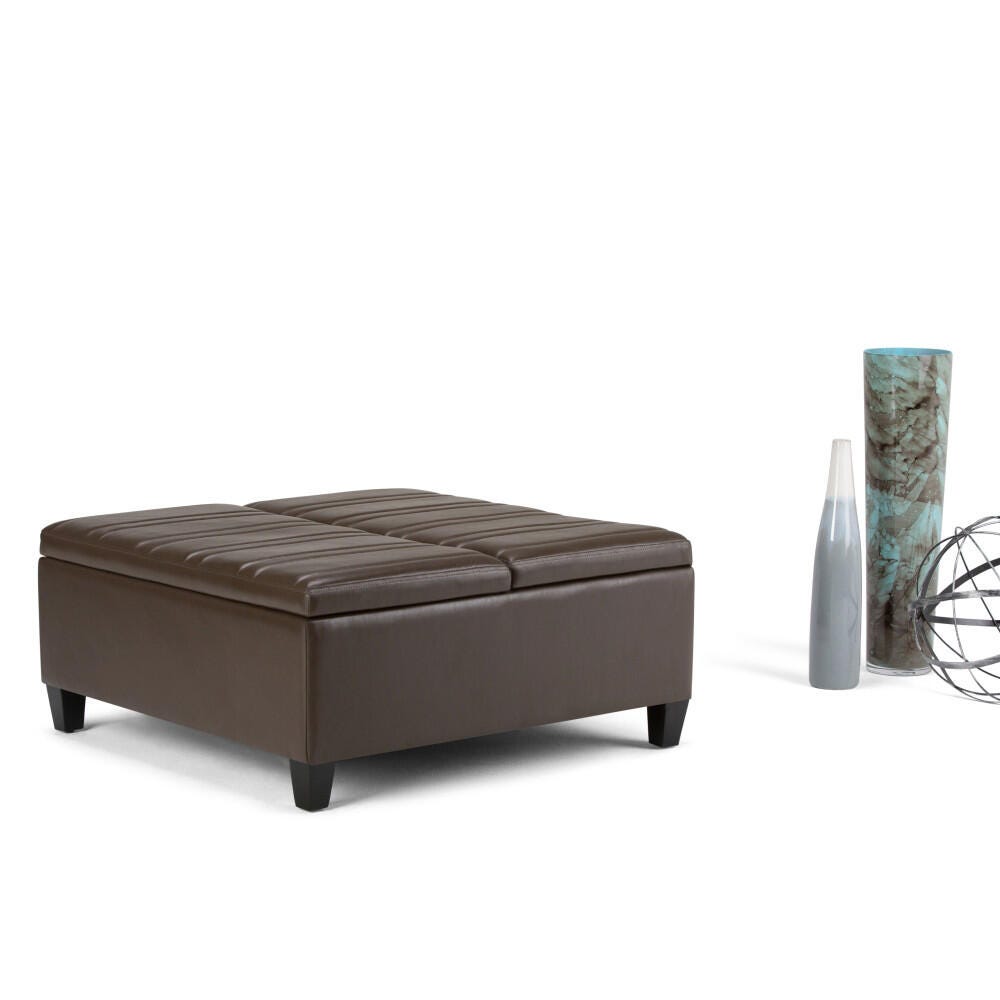 Click here for Simpli Home Ellis Coffee Table Storage Ottoman  Ch... prices