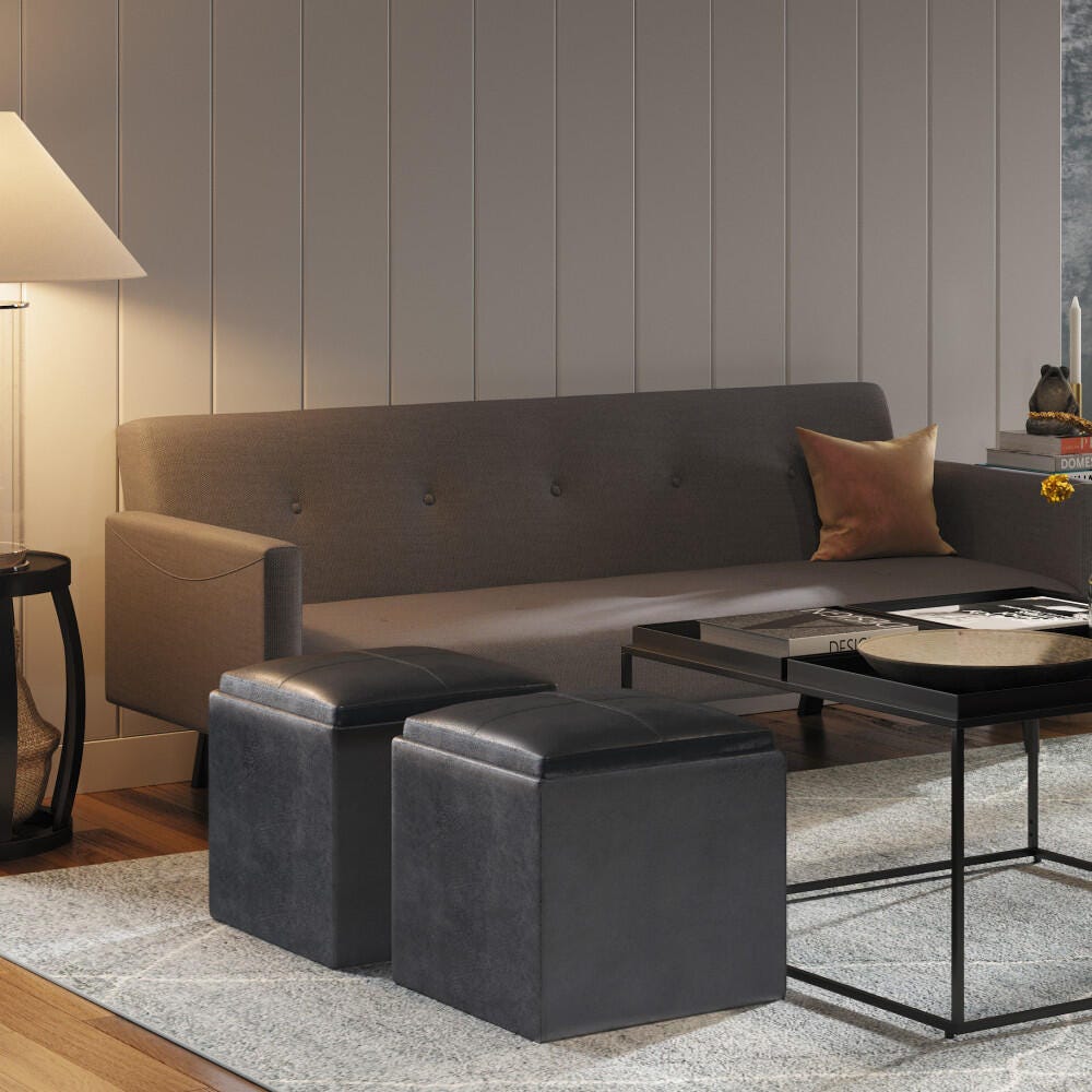 Click here for Rockwood 17 Cube Storage Ottoman with Tray prices