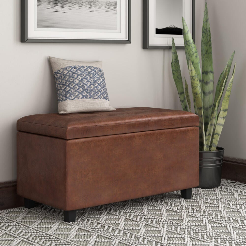 Click here for Cosmopolitan Rectangle Storage Ottoman prices