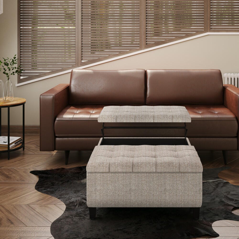 Click here for Harrison 36 inch Wide Transitional Square Coffee T... prices