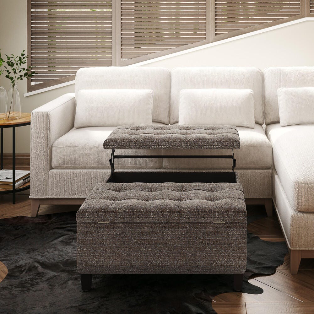 Click here for Harrison Square Coffee Table Ottoman with Storage... prices