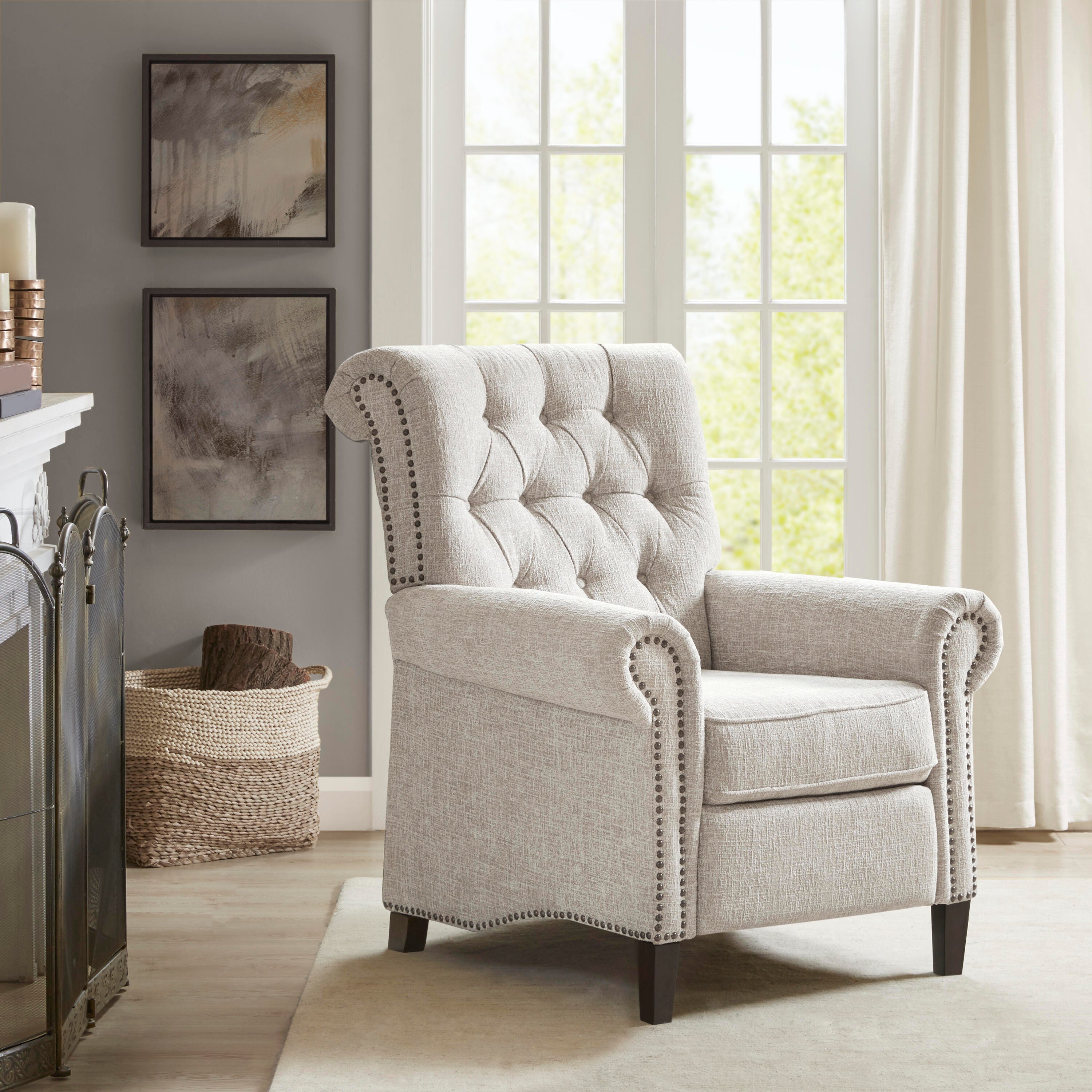 Click here for Zak Manual Recliner  Cream prices