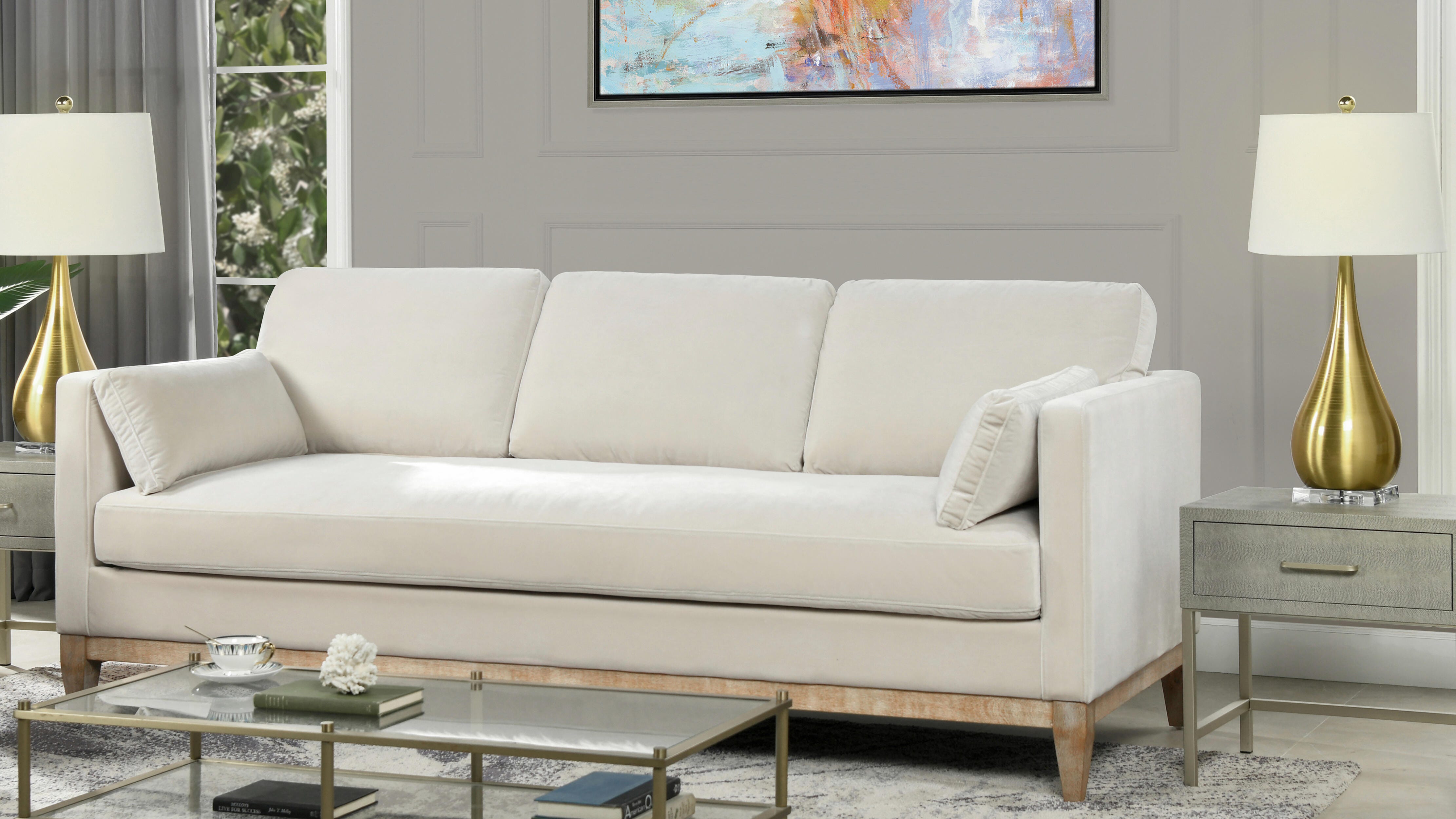 Click here for Jennifer Taylor home Knox Sofa  French Beige prices