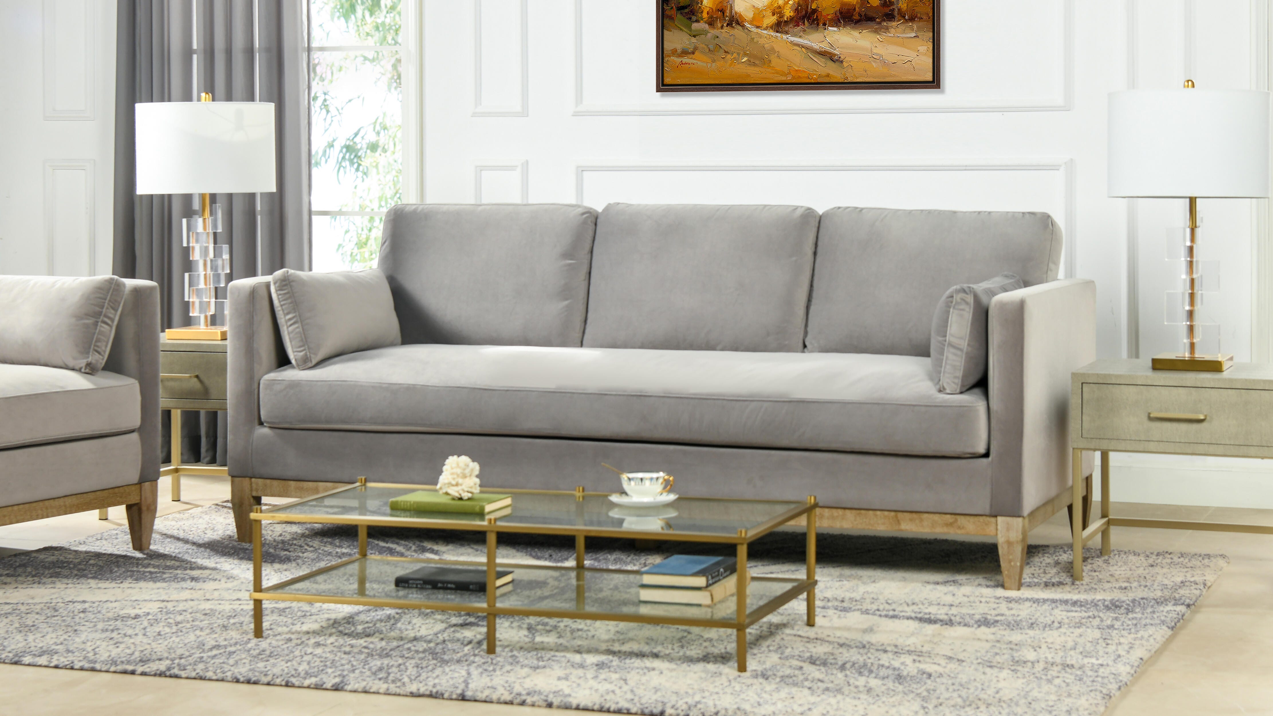 Click here for Jennifer Taylor home Knox Sofa  Opal Gray prices