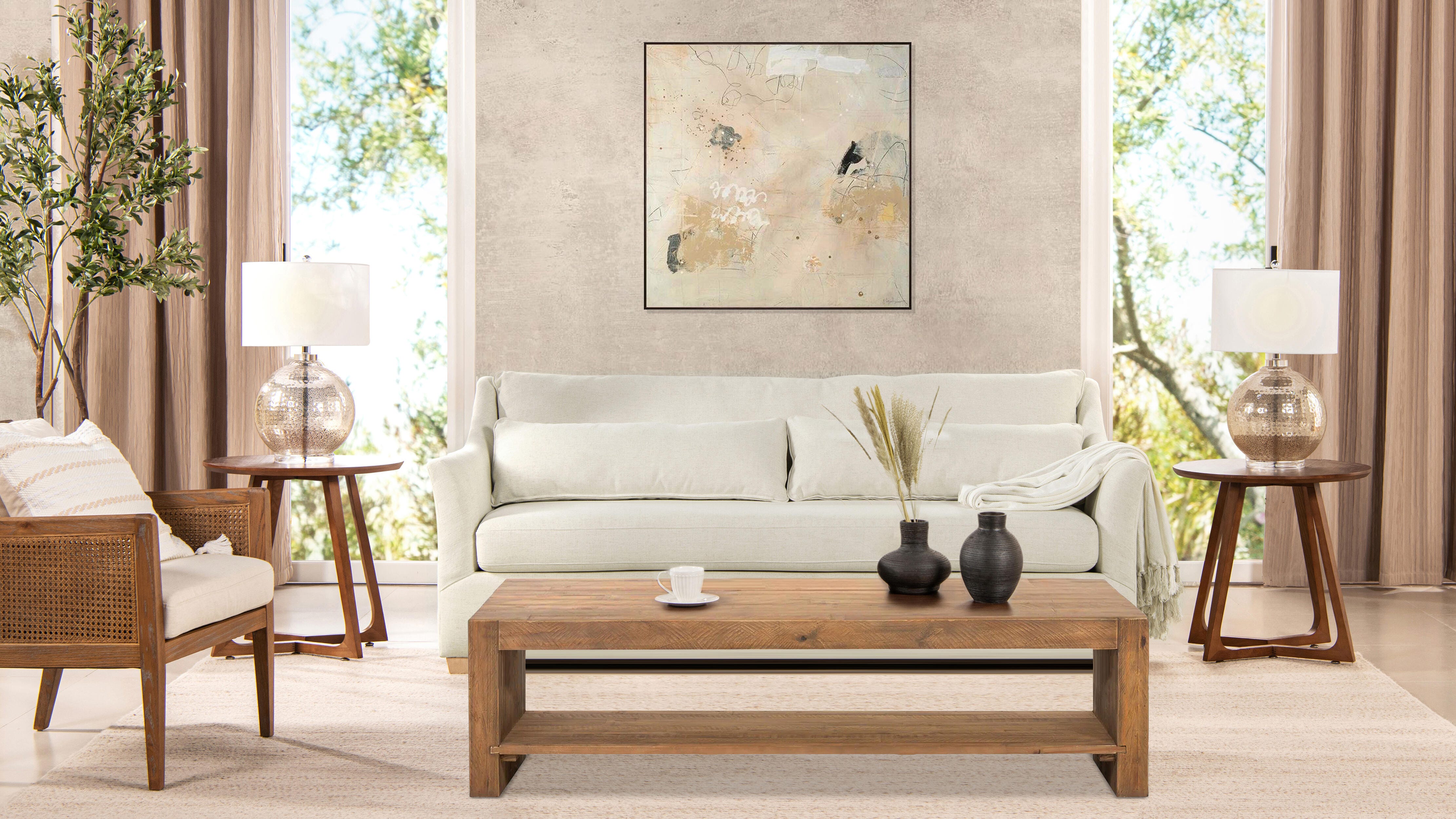 Click here for Jennifer Taylor home Ada Sofa  Flax White prices