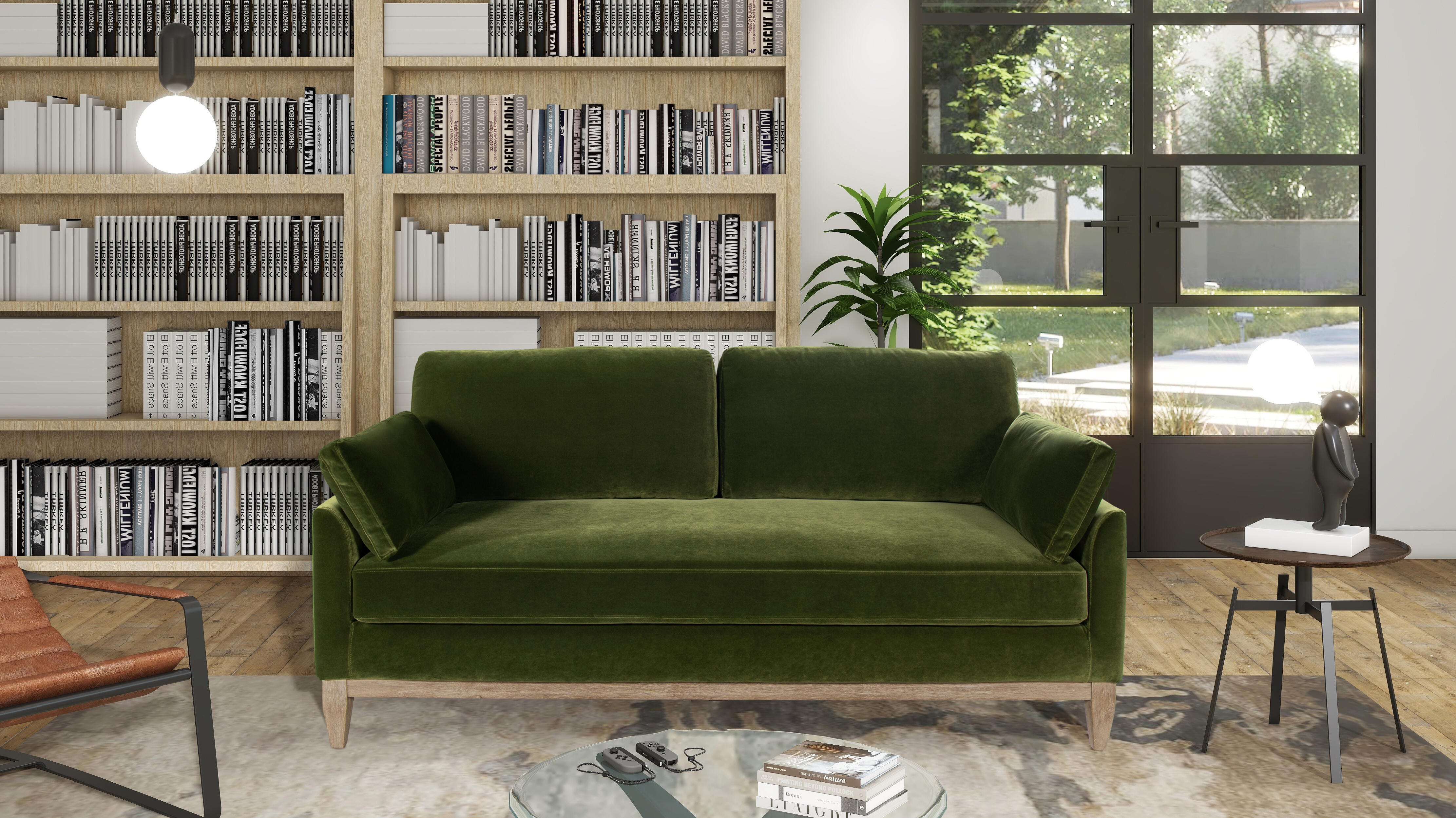 Click here for Jennifer Taylor home Pasadena Sofa  Olive Green prices