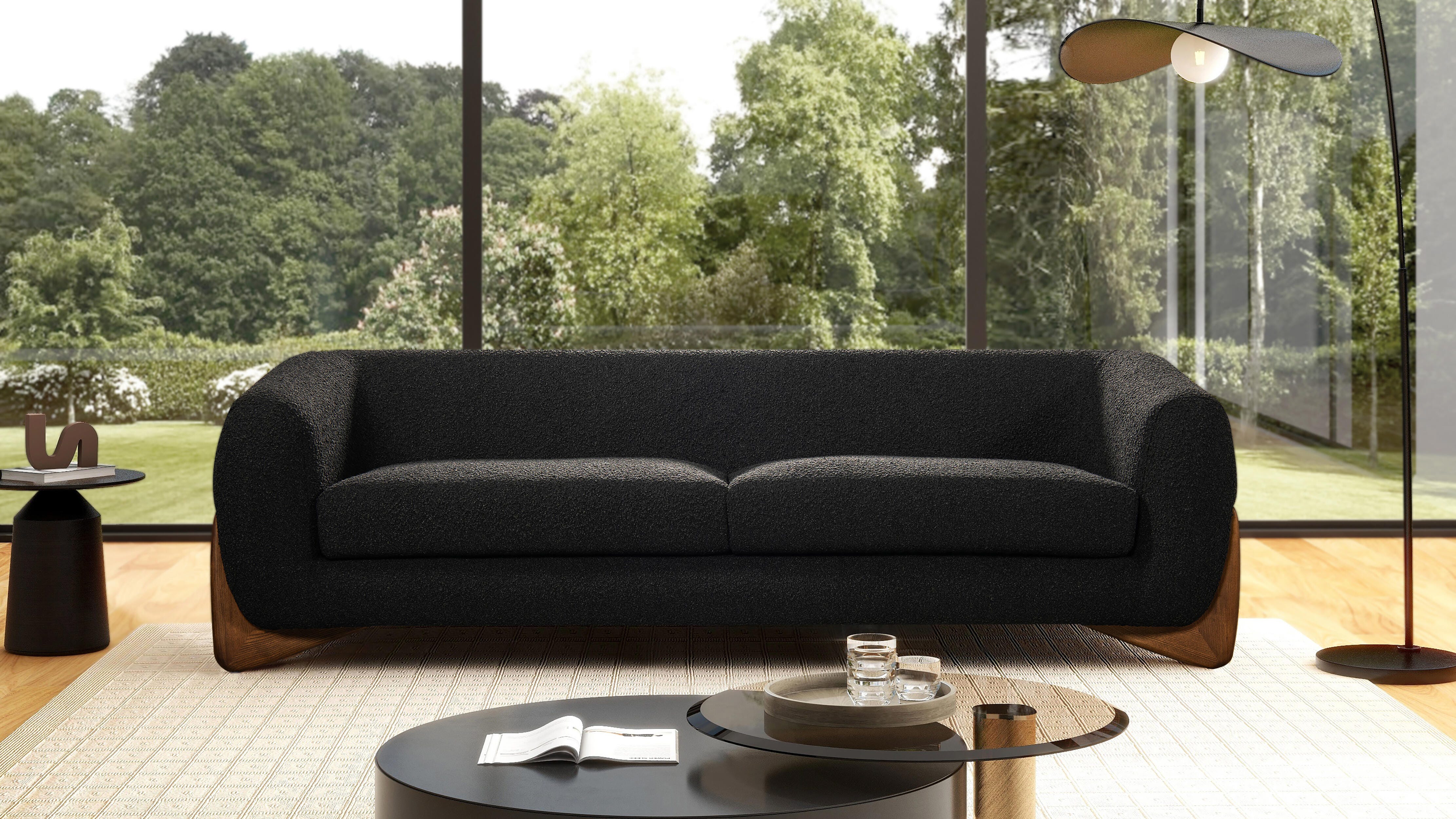 Click here for Jennifer Taylor home Alpine Sofa  Ebony Black prices