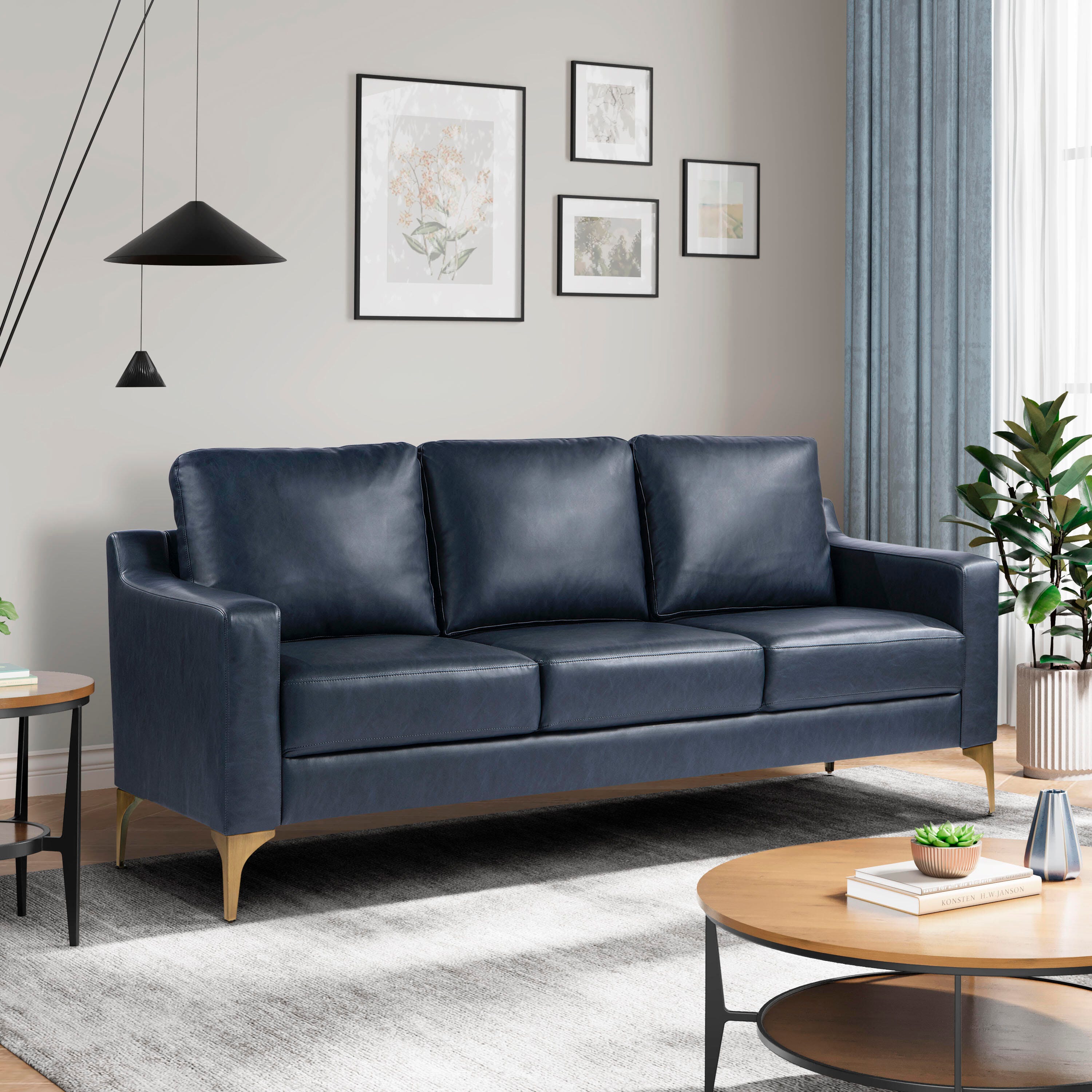 Click here for Serta Flagstaff Sofa  Navy prices