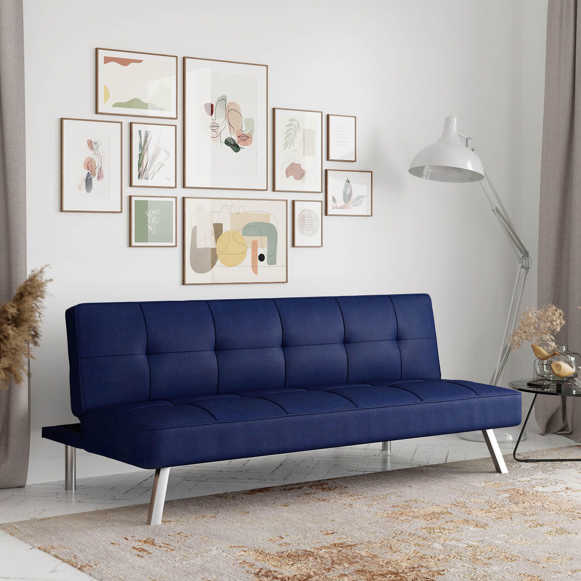 Click here for Serta Canton Futon  Navy prices