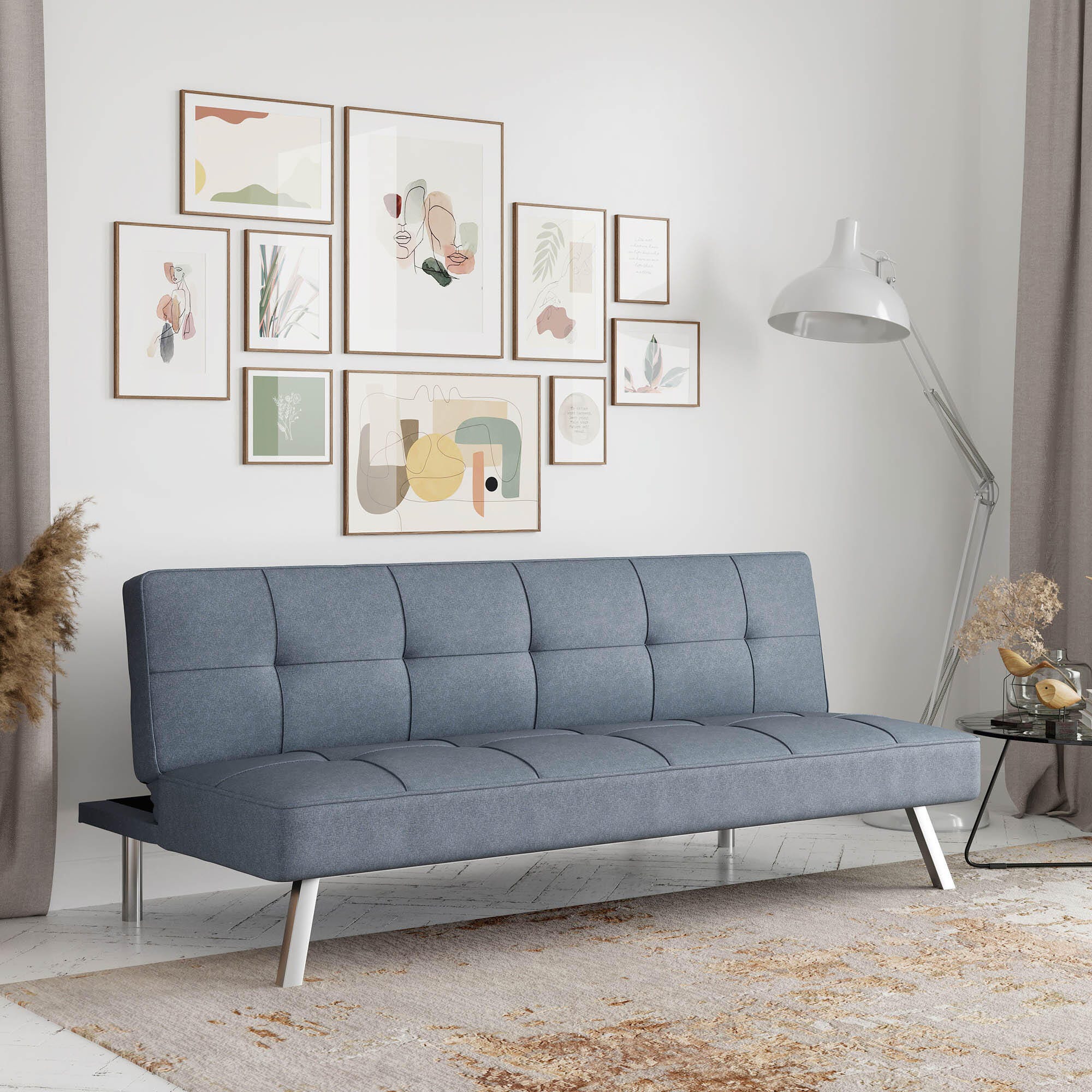 Click here for Serta Canton Futon  Light Gray prices
