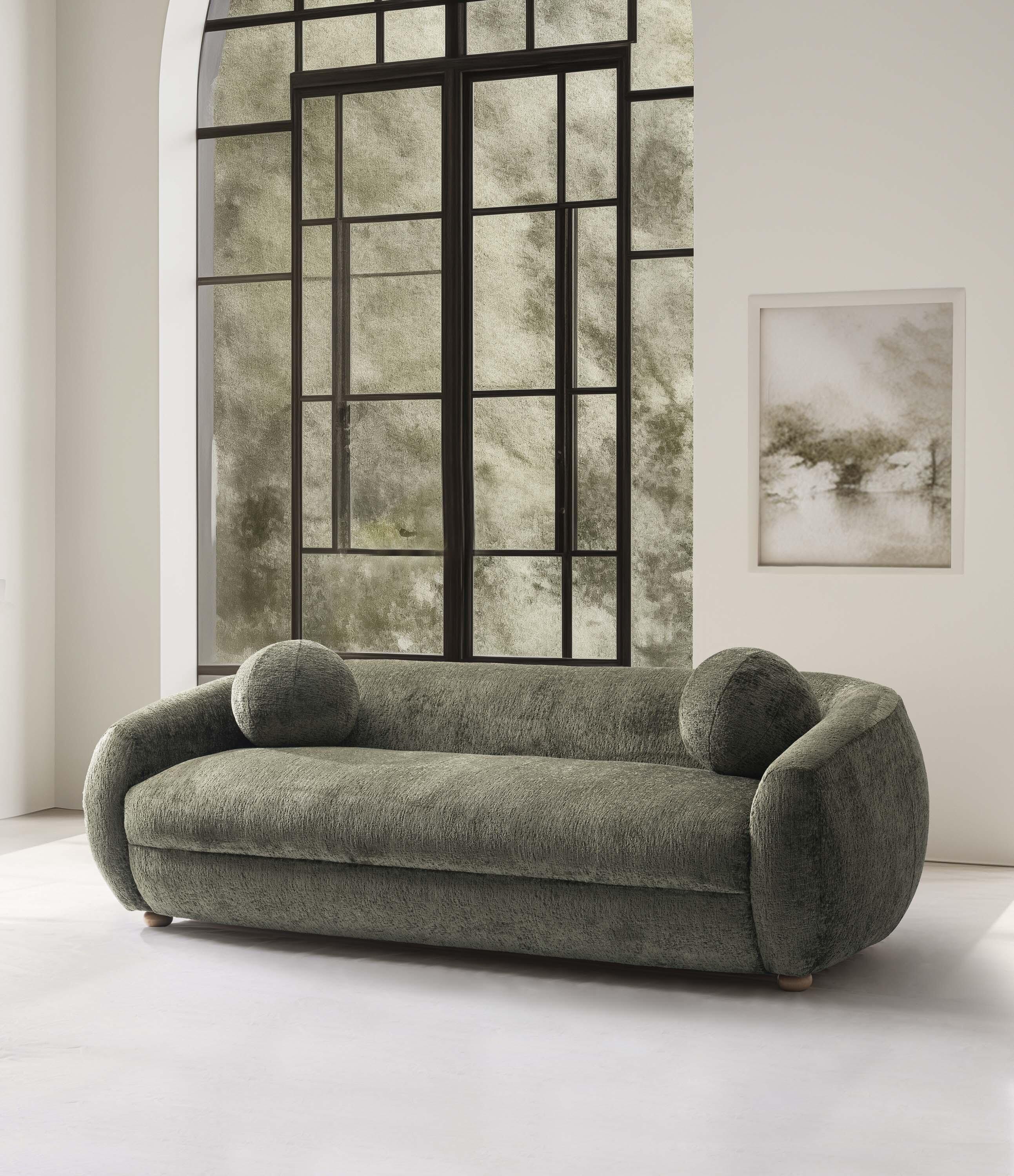 Click here for Manhattan Comfort Tribeca Sofa  Olive Green prices
