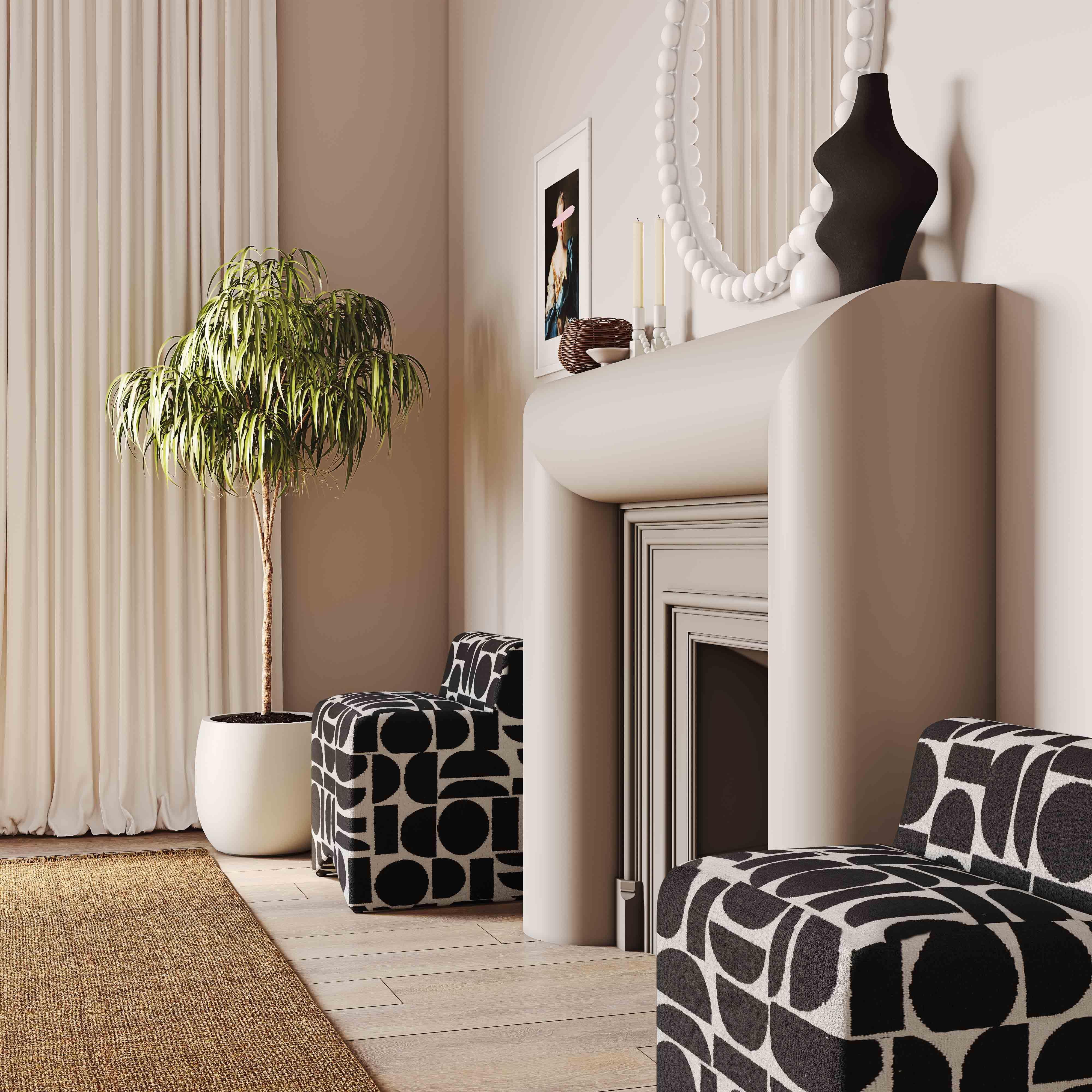 Click here for Pippa Jacquard Weave Stool  Black prices