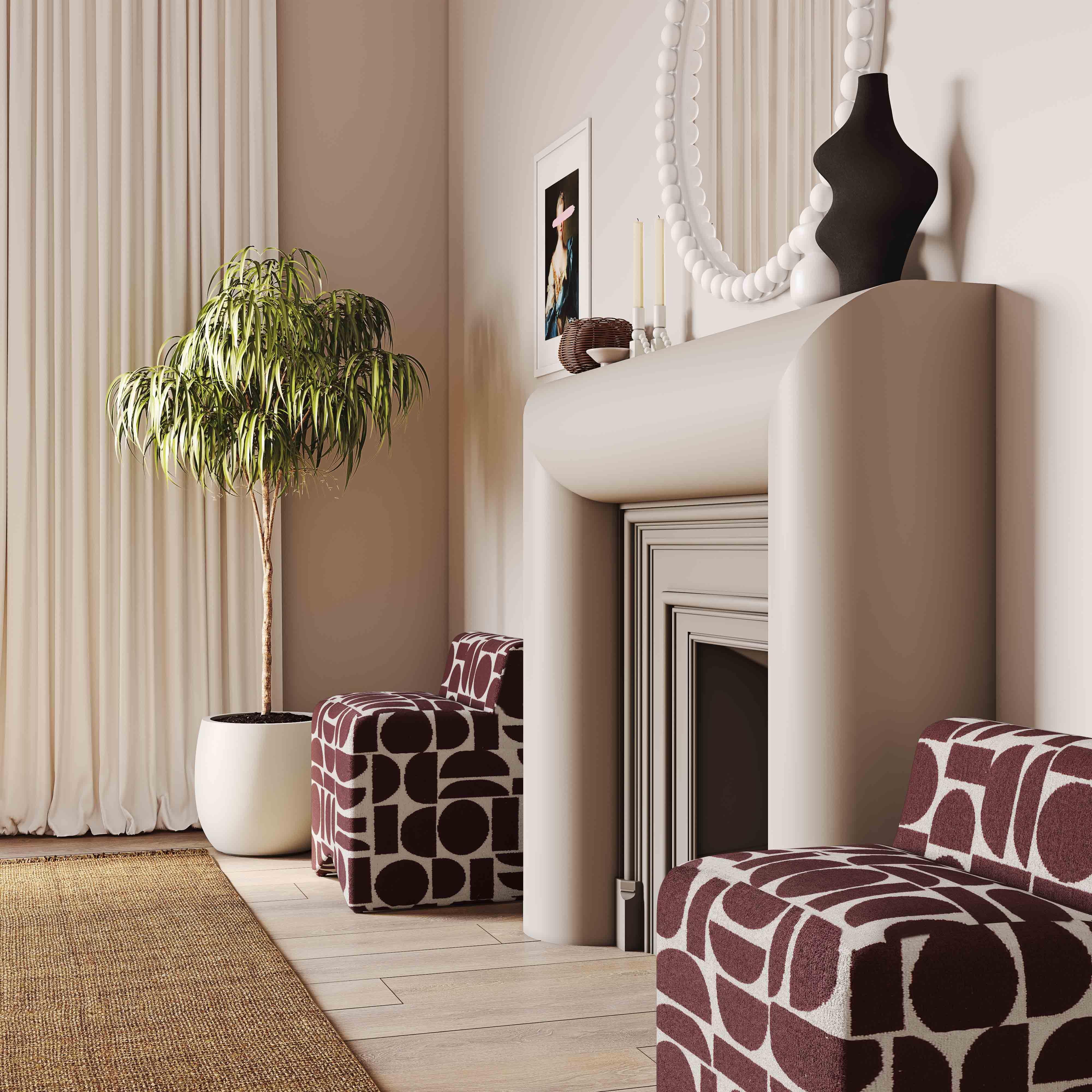 Click here for Pippa Jacquard Weave Stool  Red prices