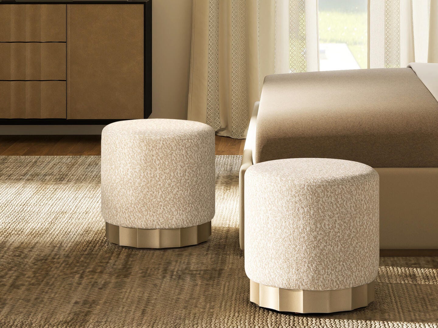 Click here for Jennifer Taylor Home Hampton Ottoman  Speckled Egg... prices