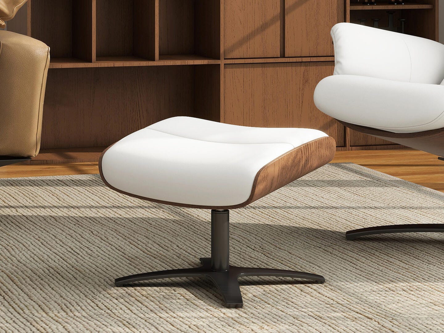 Click here for Jennifer Taylor Home Jovan Ottoman  Porcelain Whit... prices