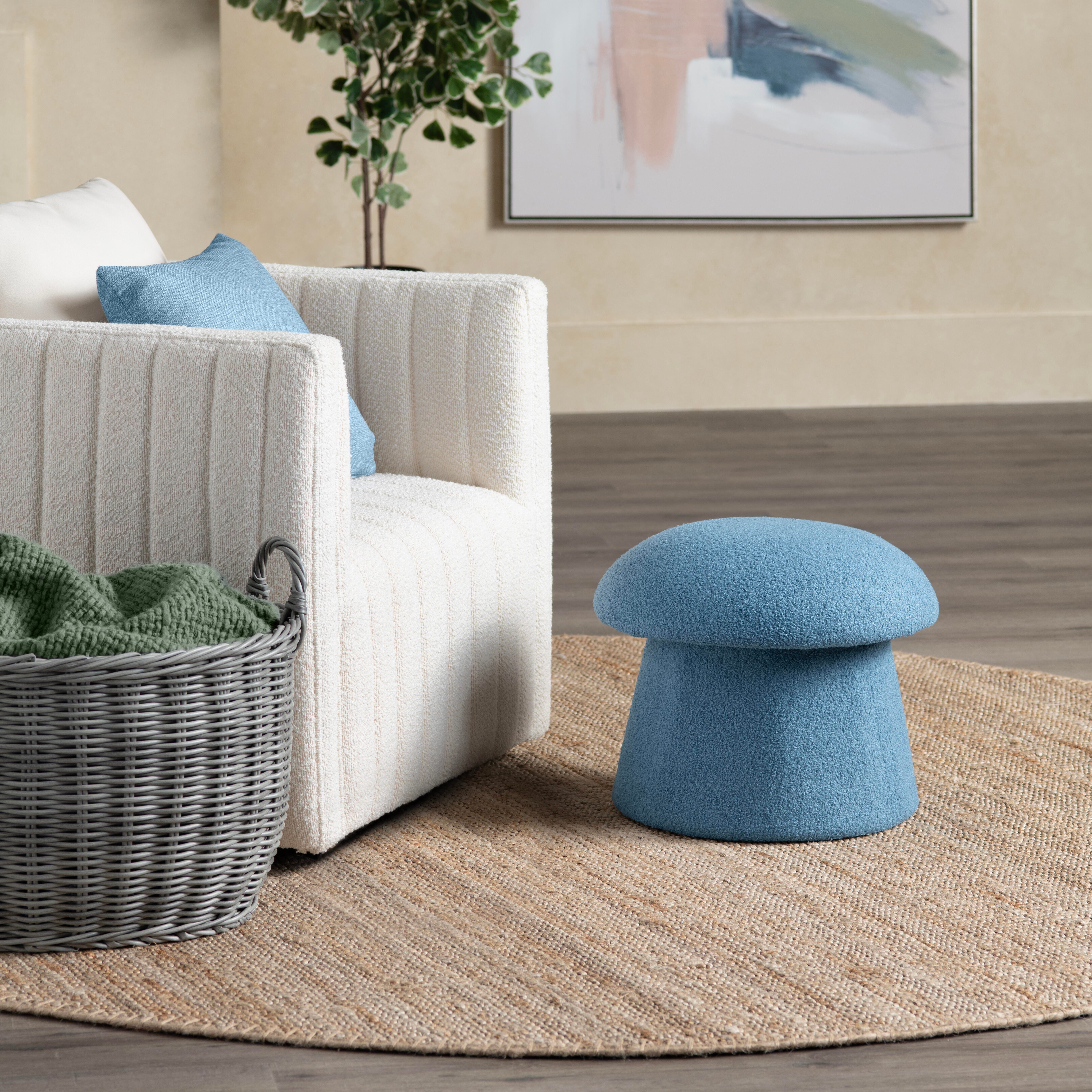 Click here for Evolution Mushroom Ottoman with Storage  Blue prices