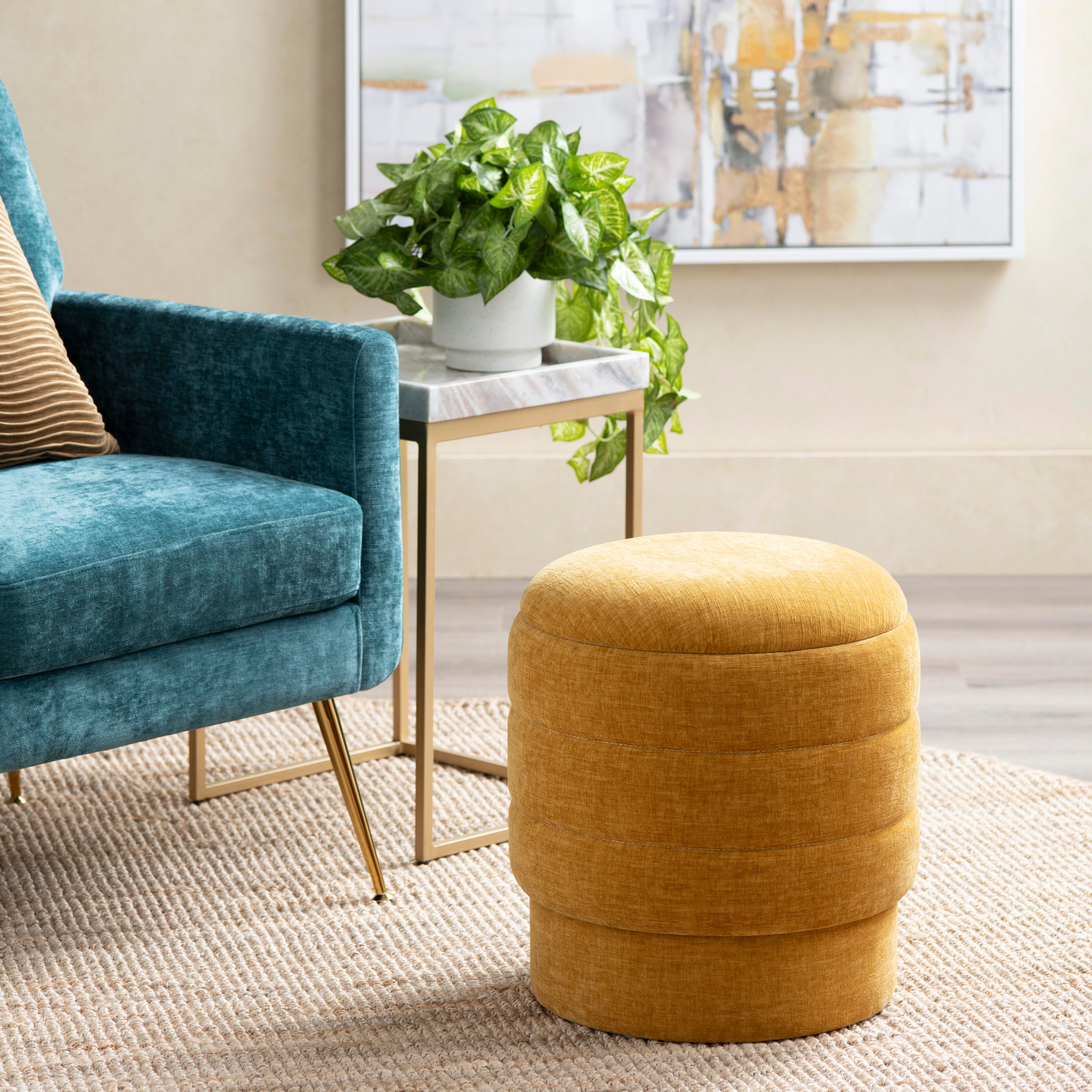 Click here for Evolution Stylish Round Ottoman with Storage  Yell... prices