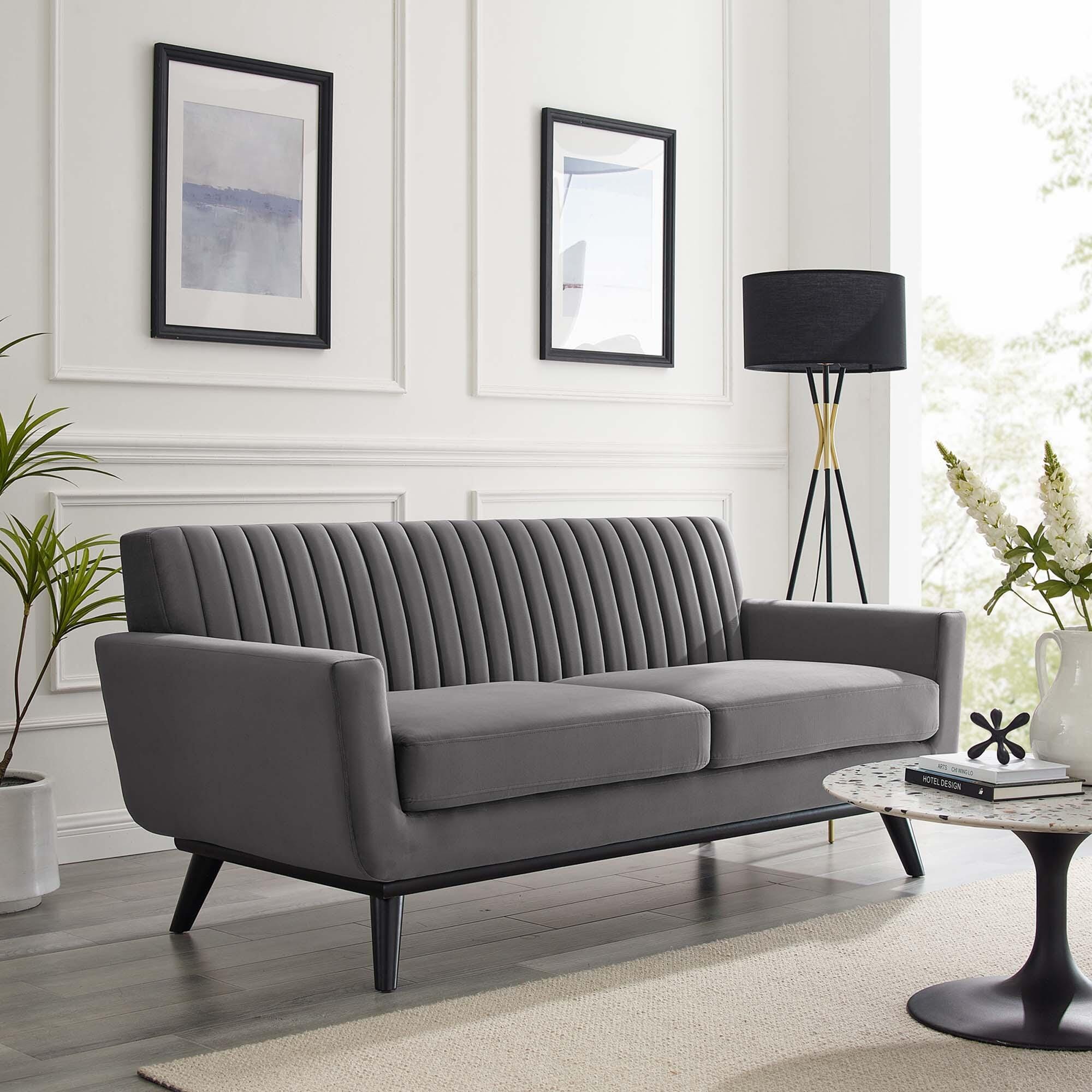 Click here for Modway Engage Loveseat  Gray prices