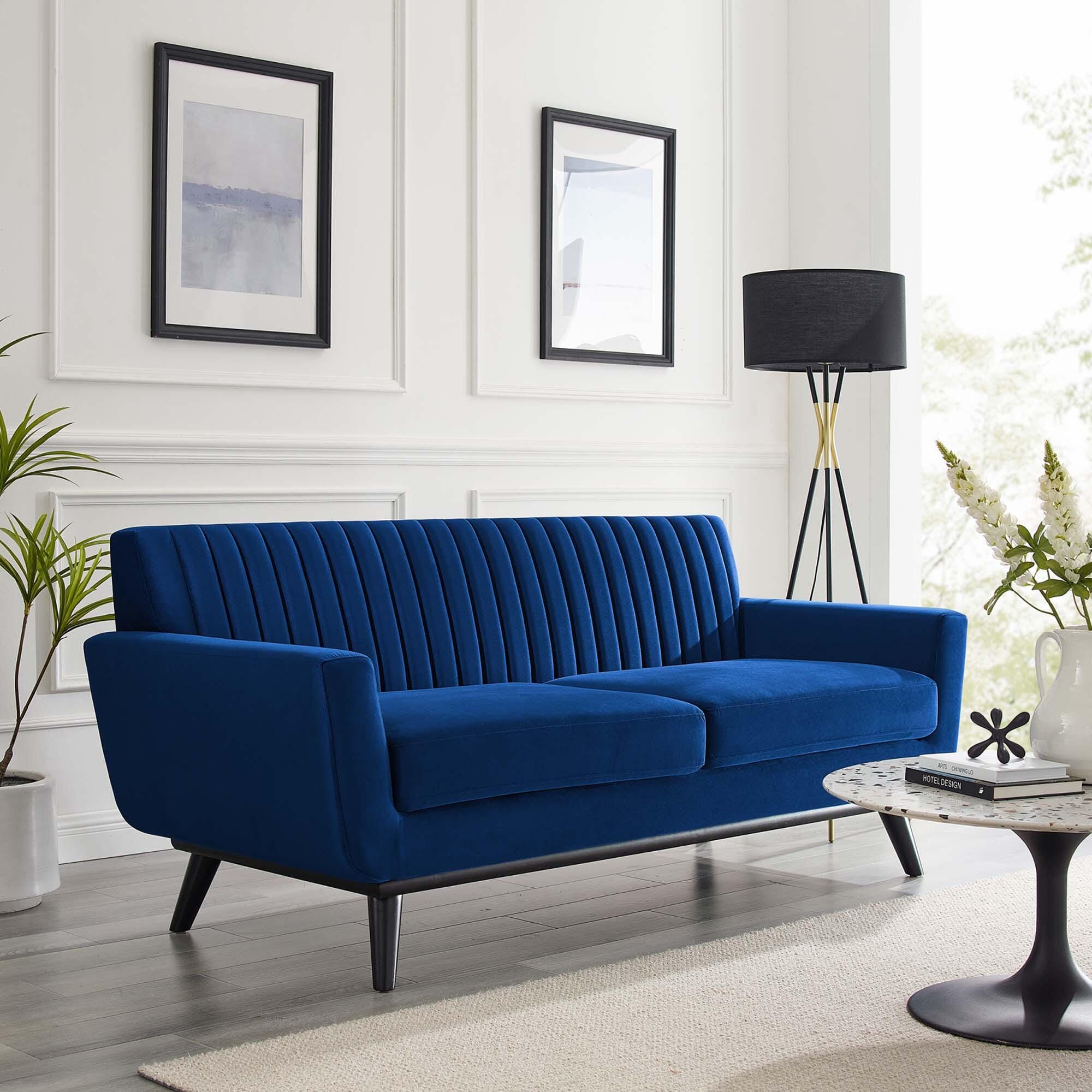 Click here for Modway Engage Loveseat  Navy prices