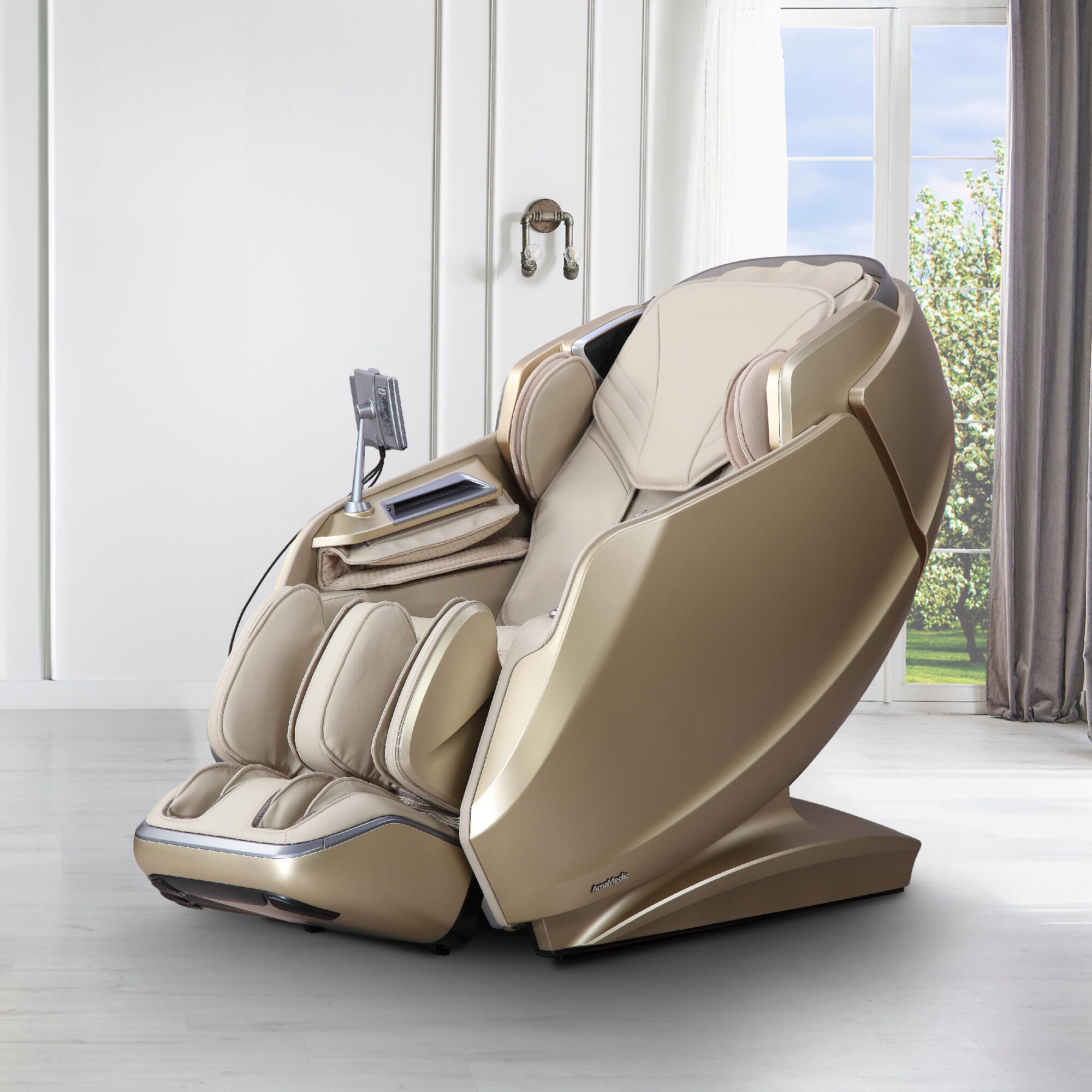 Click here for Amamedic Revive Massage Chair  Taupe prices