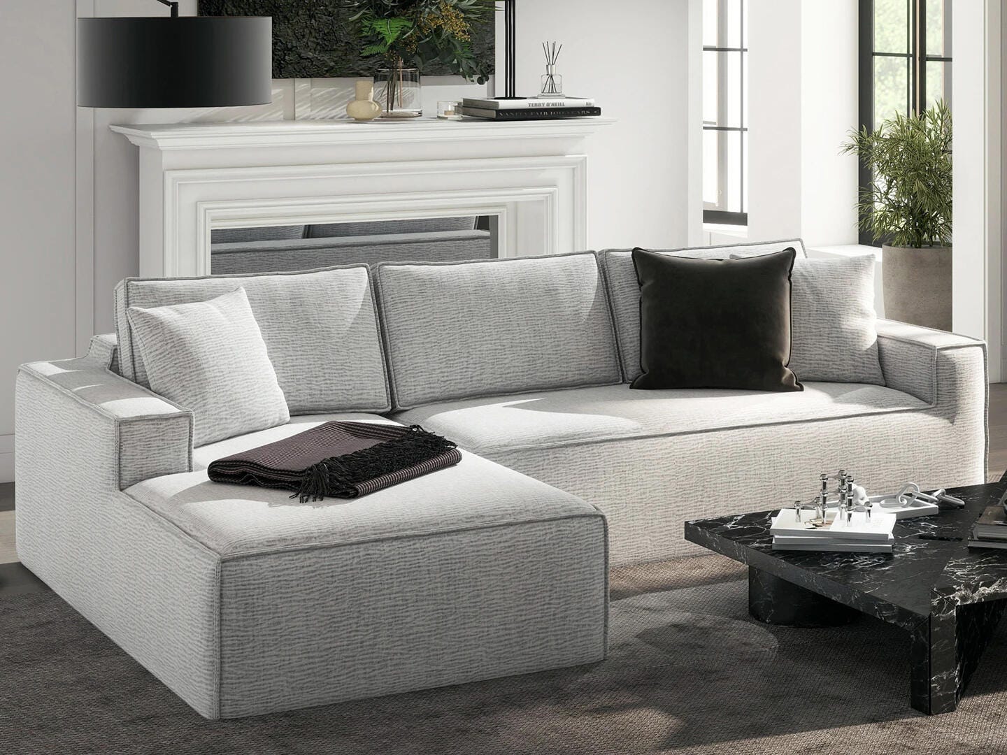 Click here for Jennifer Taylor Home Brenley 2-Piece Sectional Sof... prices
