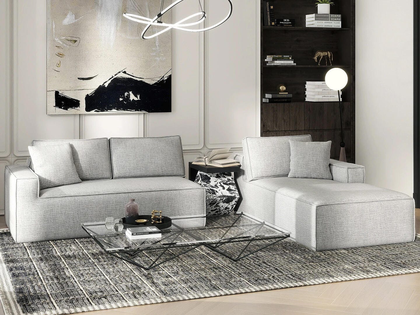 Click here for Jennifer Taylor Home Brenley 2-Piece Sectional Sof... prices