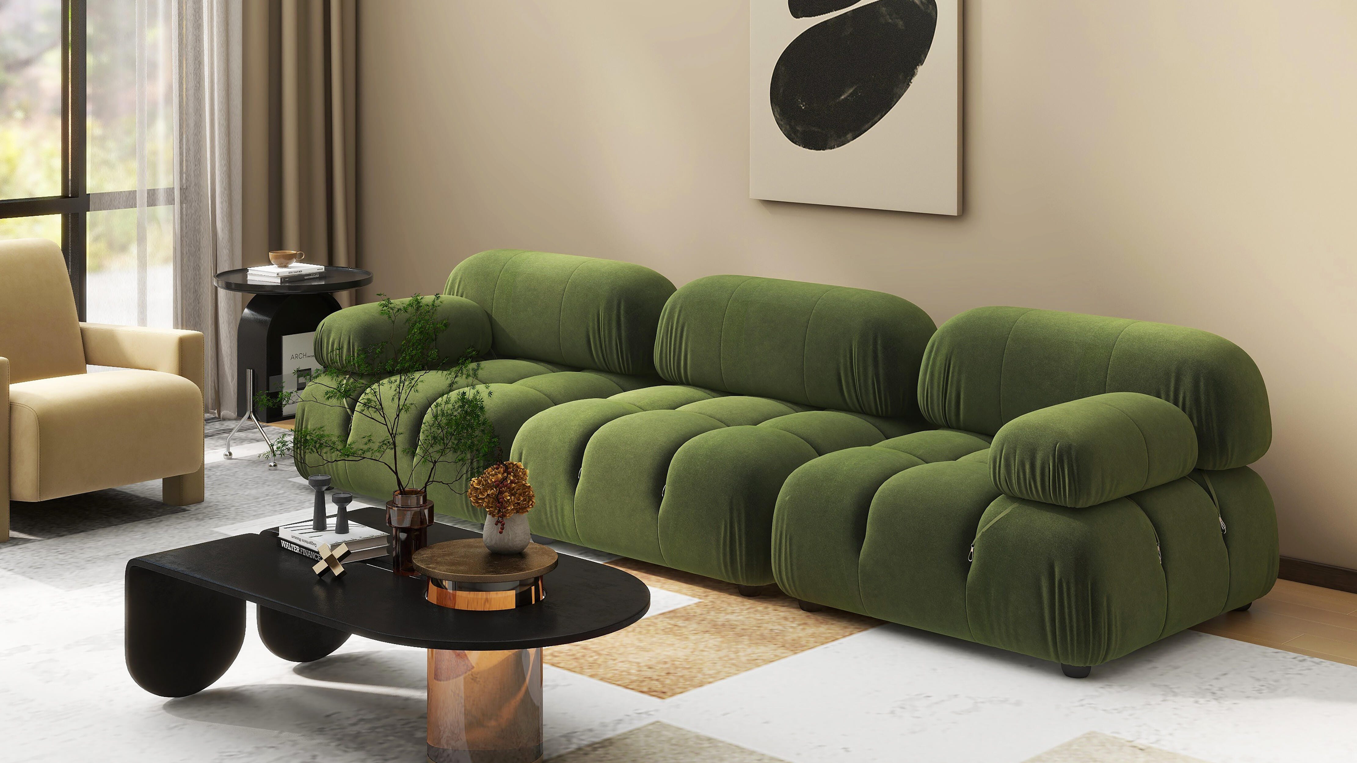 Click here for Jennifer Taylor Home Marcel Sofa  Olive Green prices
