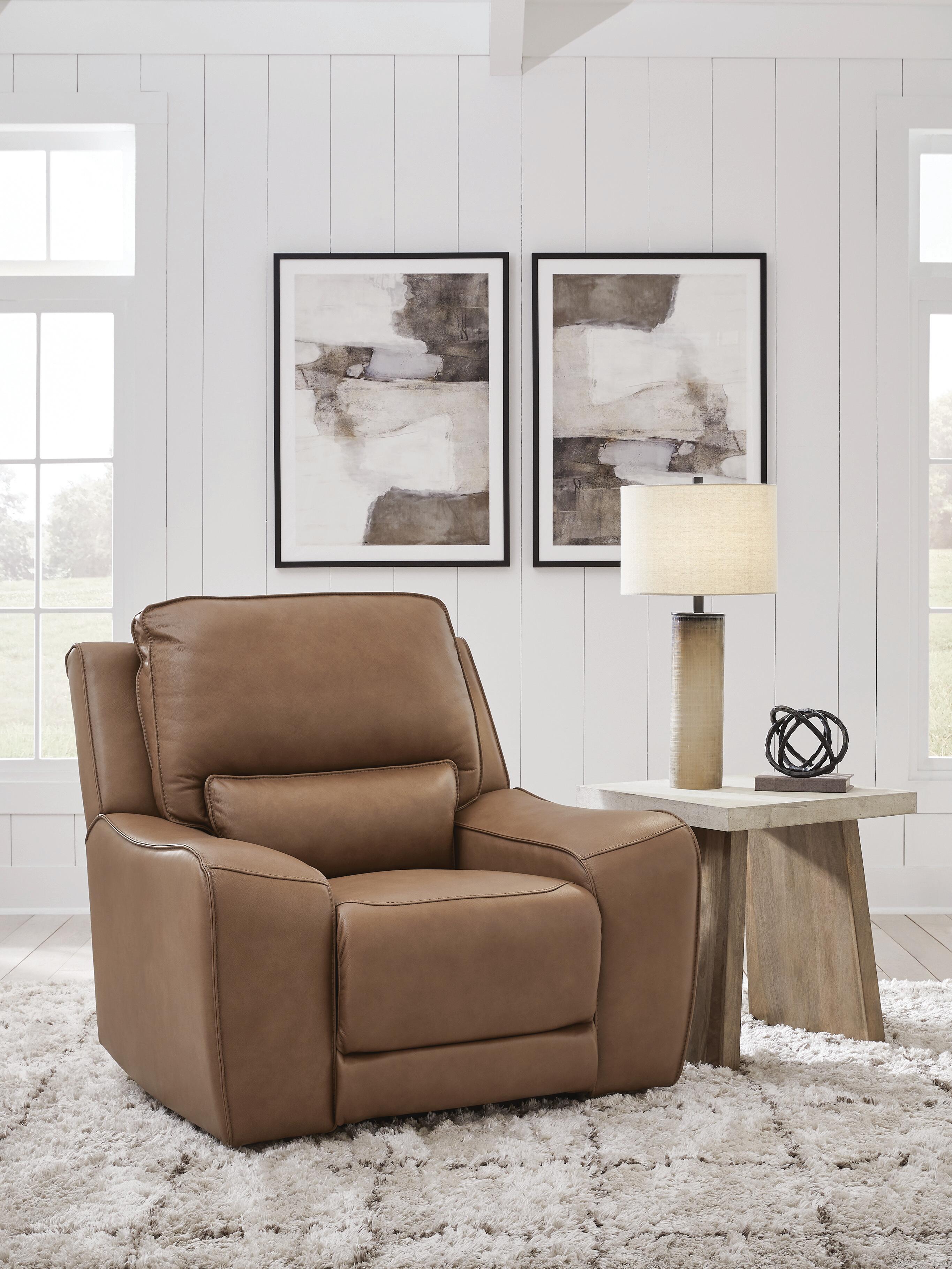 Click here for Silverbrooke Dual Power Leather Recliner Leather... prices
