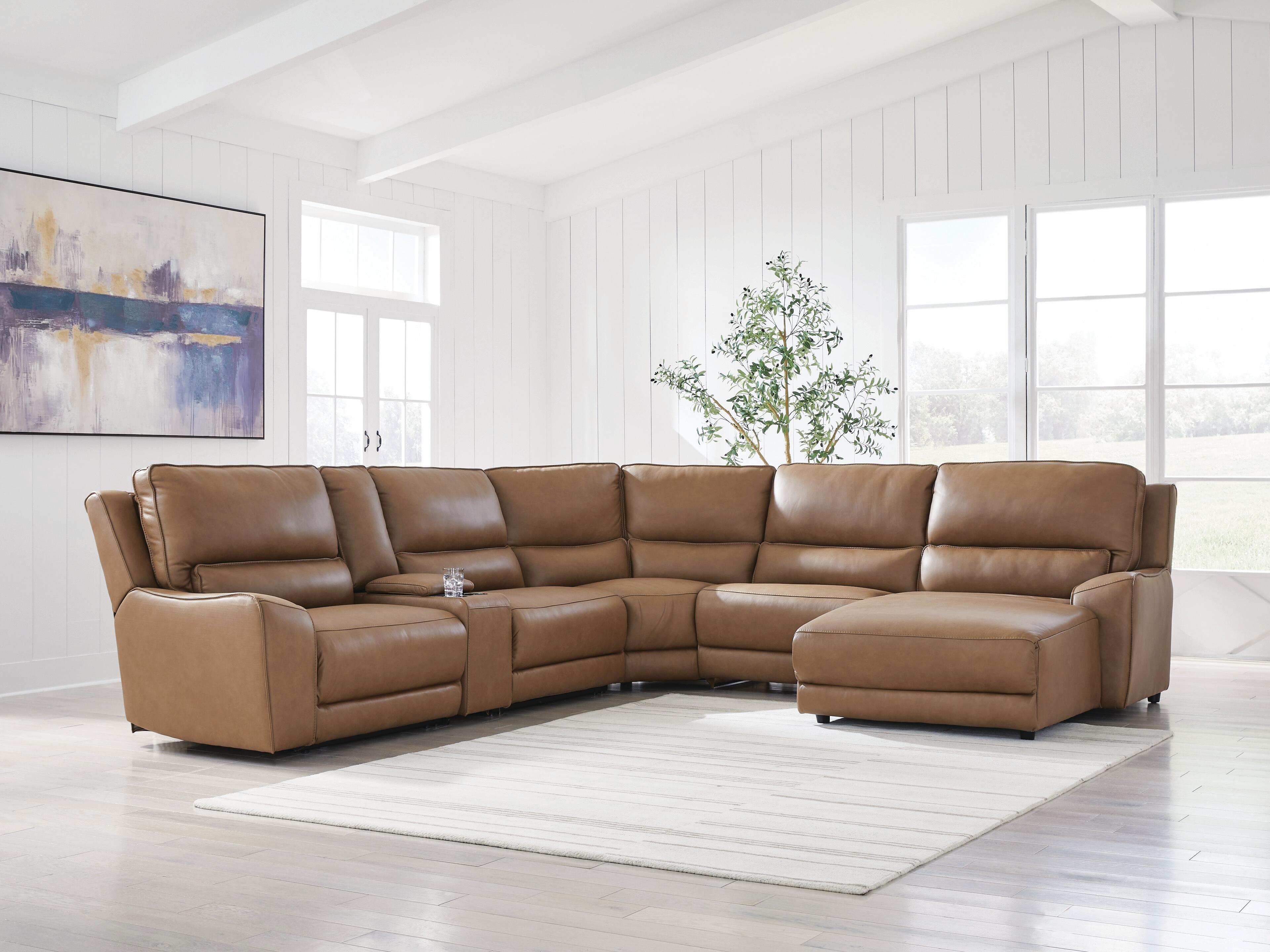 Click here for Silverbrooke 6-Piece Leather Dual Power Reclining... prices