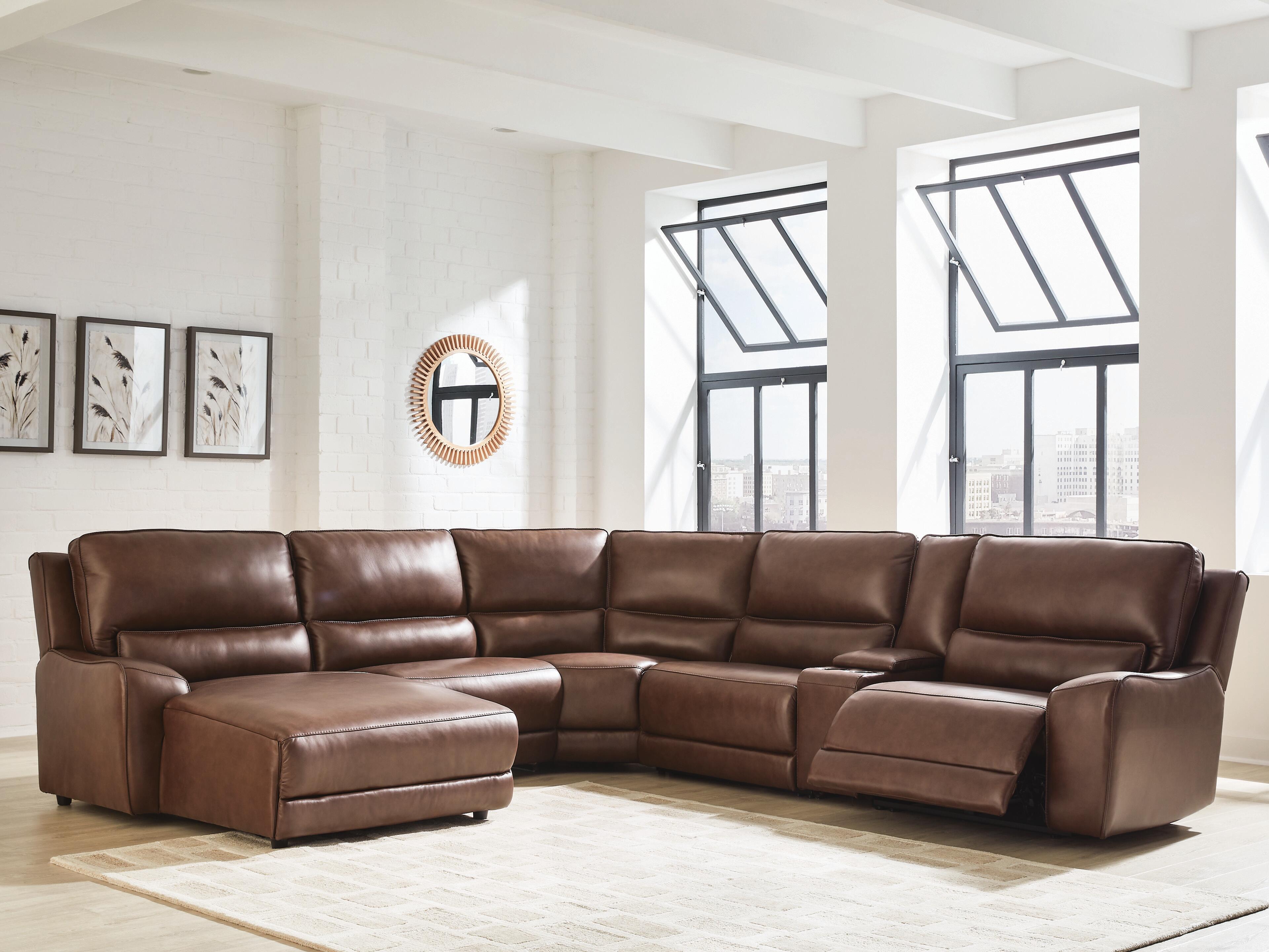 Click here for Silverbrooke 6-Piece Leather Dual Power Reclining... prices