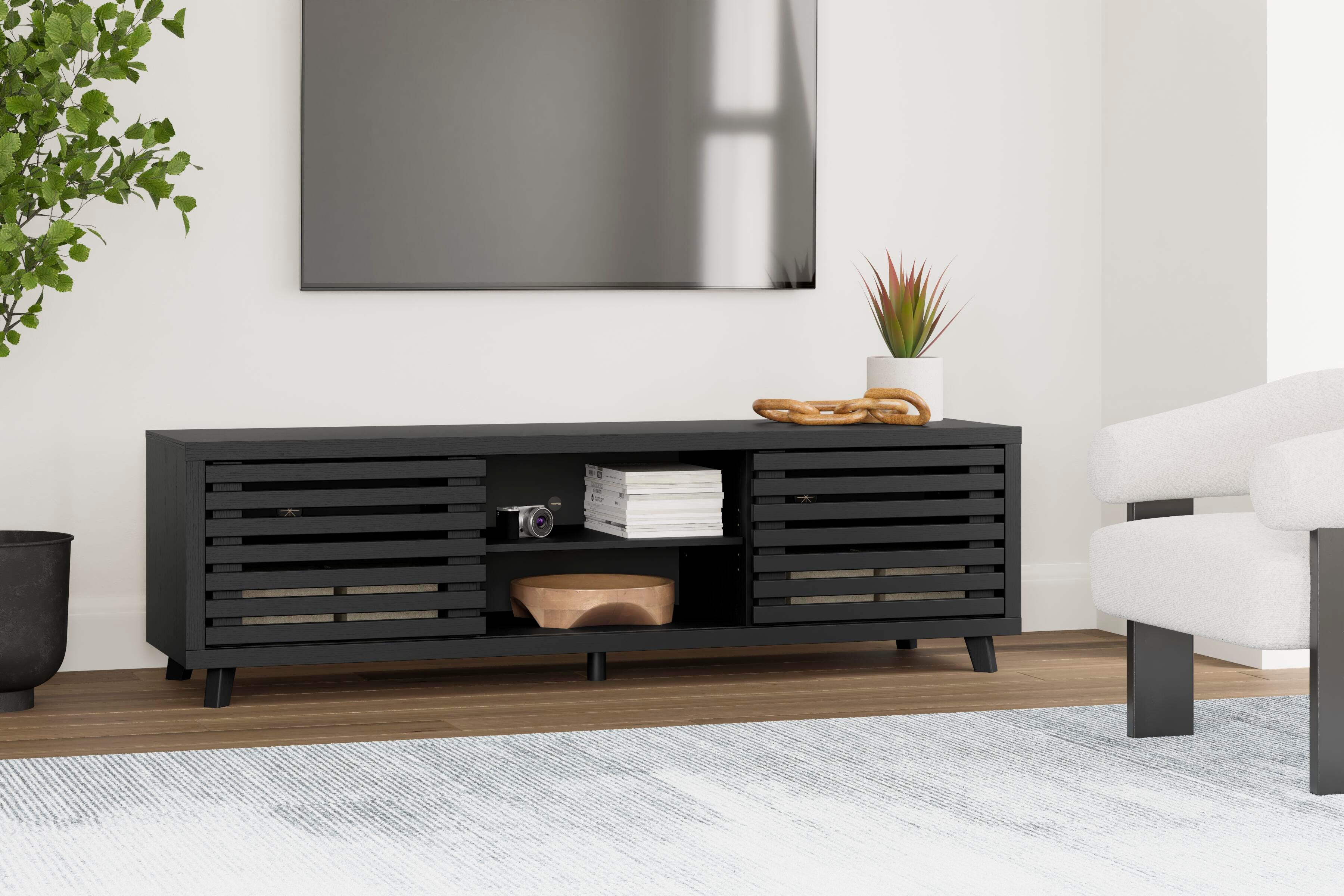 Click here for Danziar 72 TV Stand  Black prices