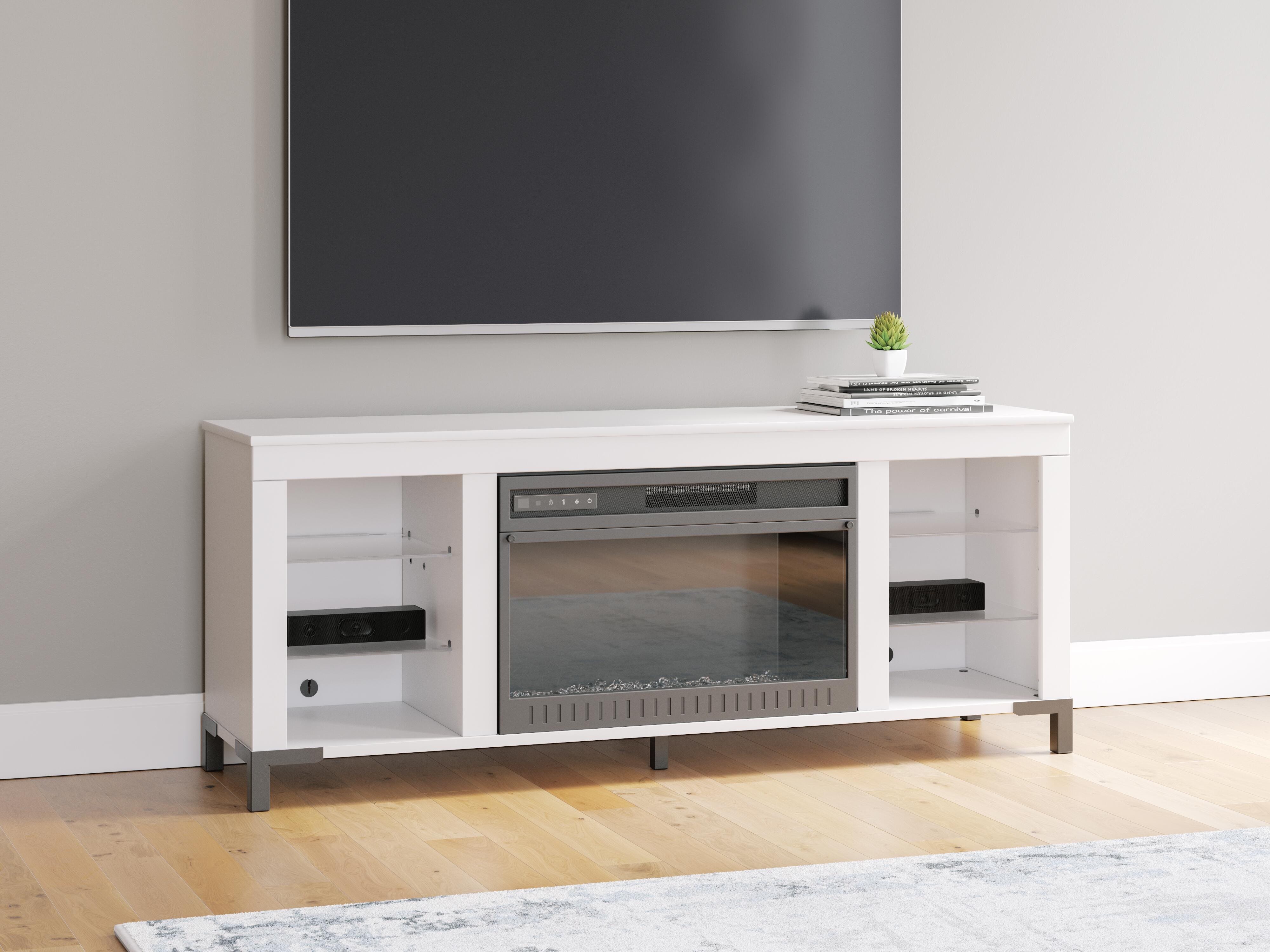 Click here for Brollevi 60 TV Stand with Electric Fireplace  Whit... prices