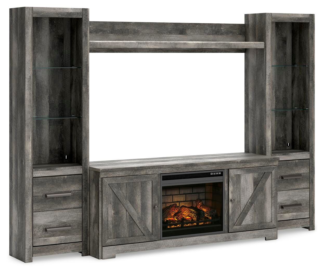 Click here for Wynnlow 4-Piece Entertainment Center with 63 TV St... prices