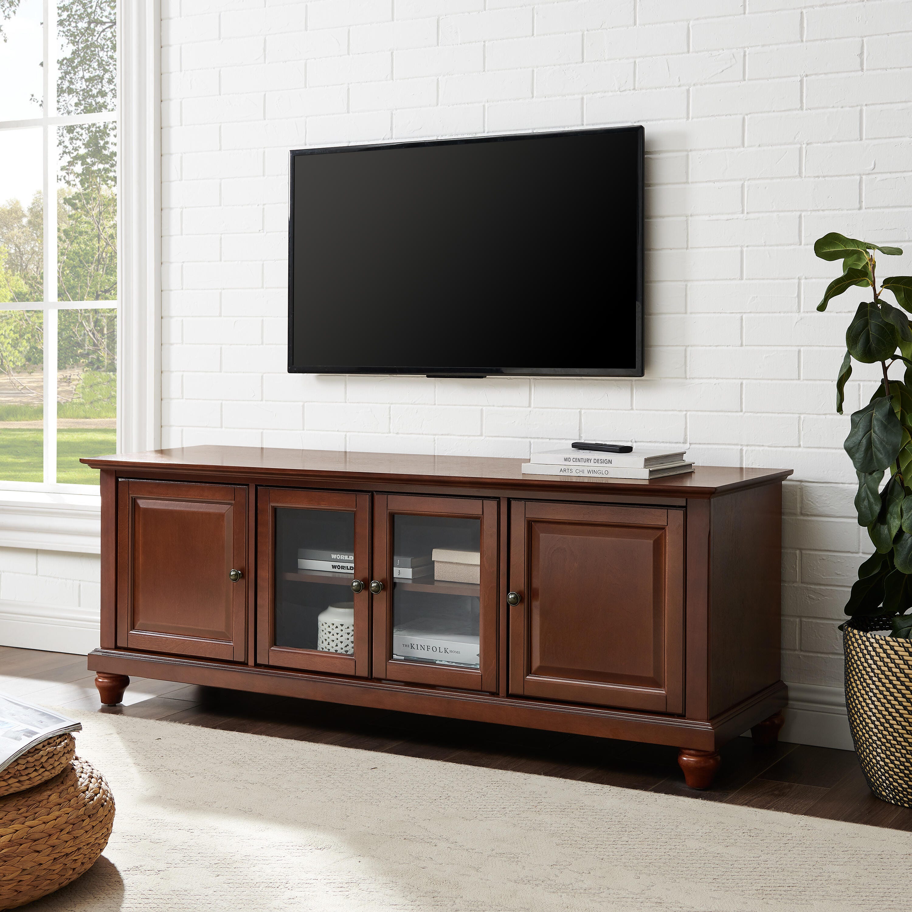 Click here for Cambridge 60 TV Stand  Dark Brown prices