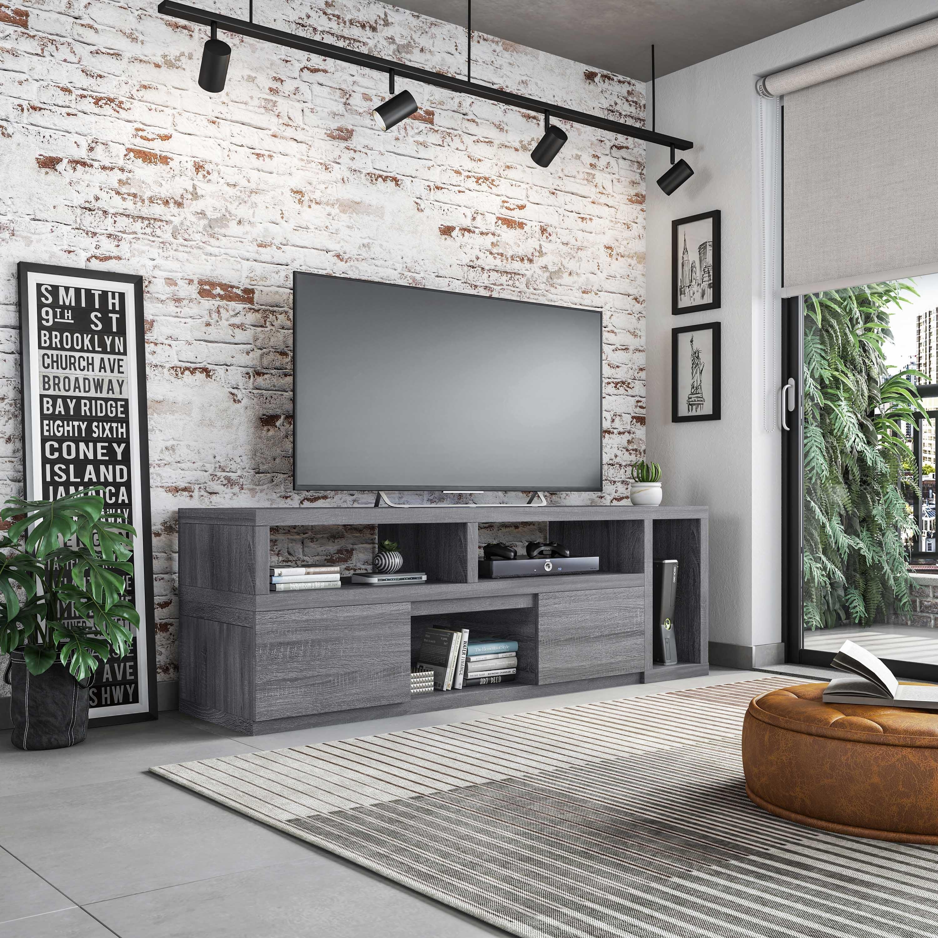 Click here for Techni Mobili Extendable 53-83 TV Stand  Gray prices
