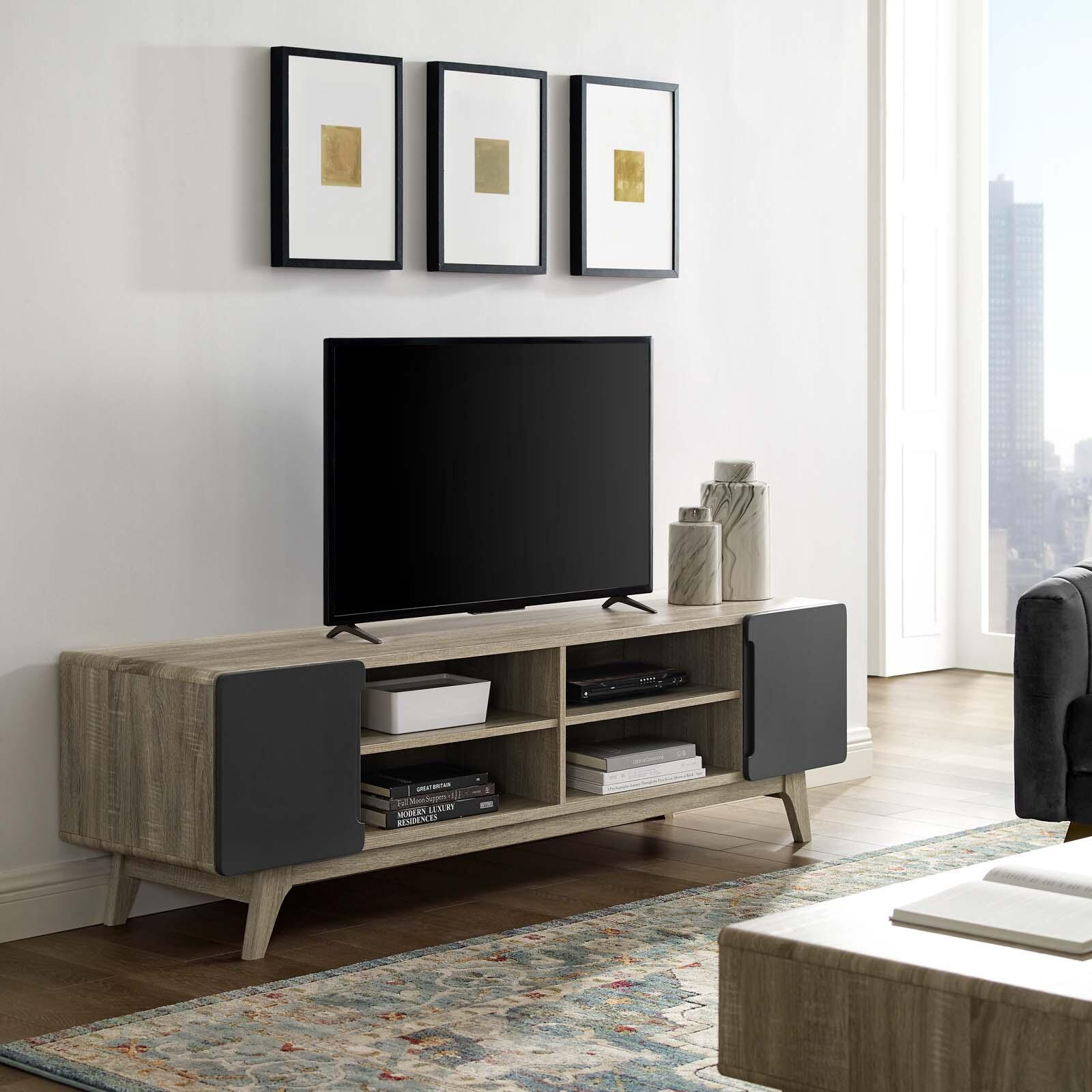 Click here for Modway Tread TV Stand  Natural/Gray prices