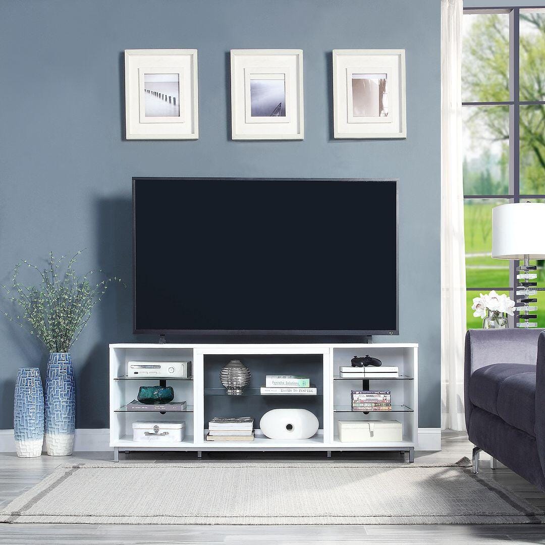 Click here for Manhattan Comfort Brighton 60 TV Stand  White prices
