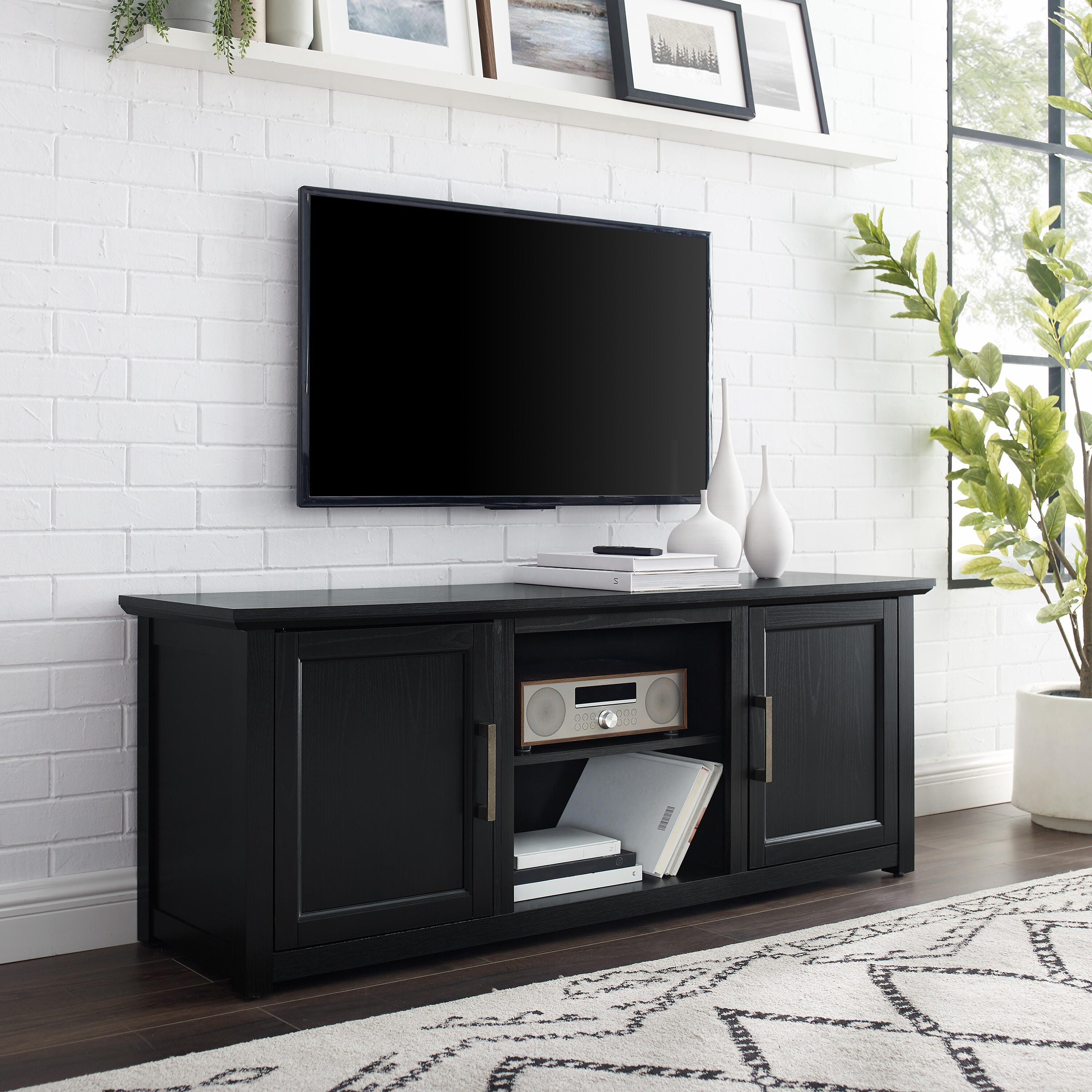 Click here for Crosley Furniture Camden 58 TV Stand  Black prices