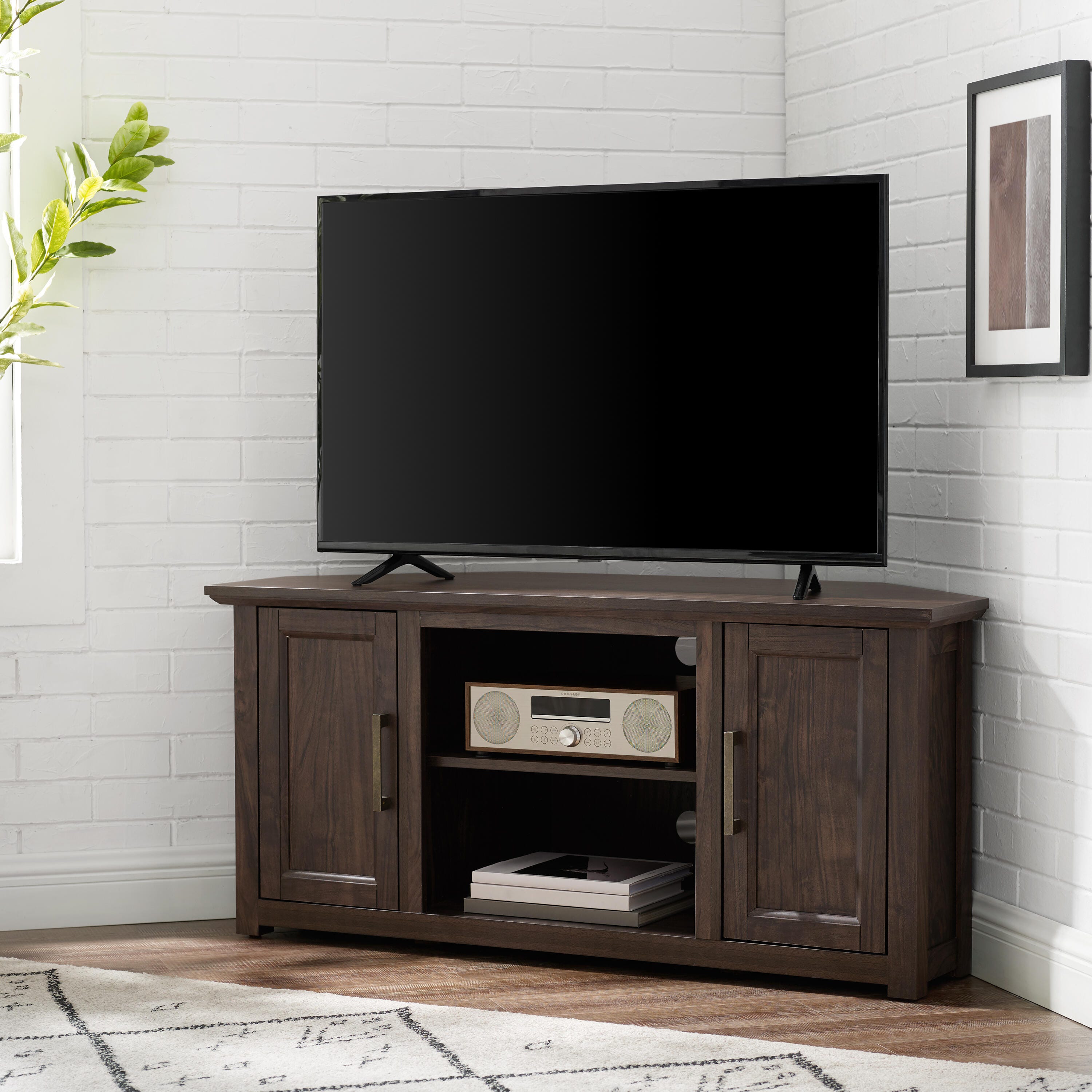 Click here for Crosley Furniture Camden Corner 47 TV Stand  Dark... prices