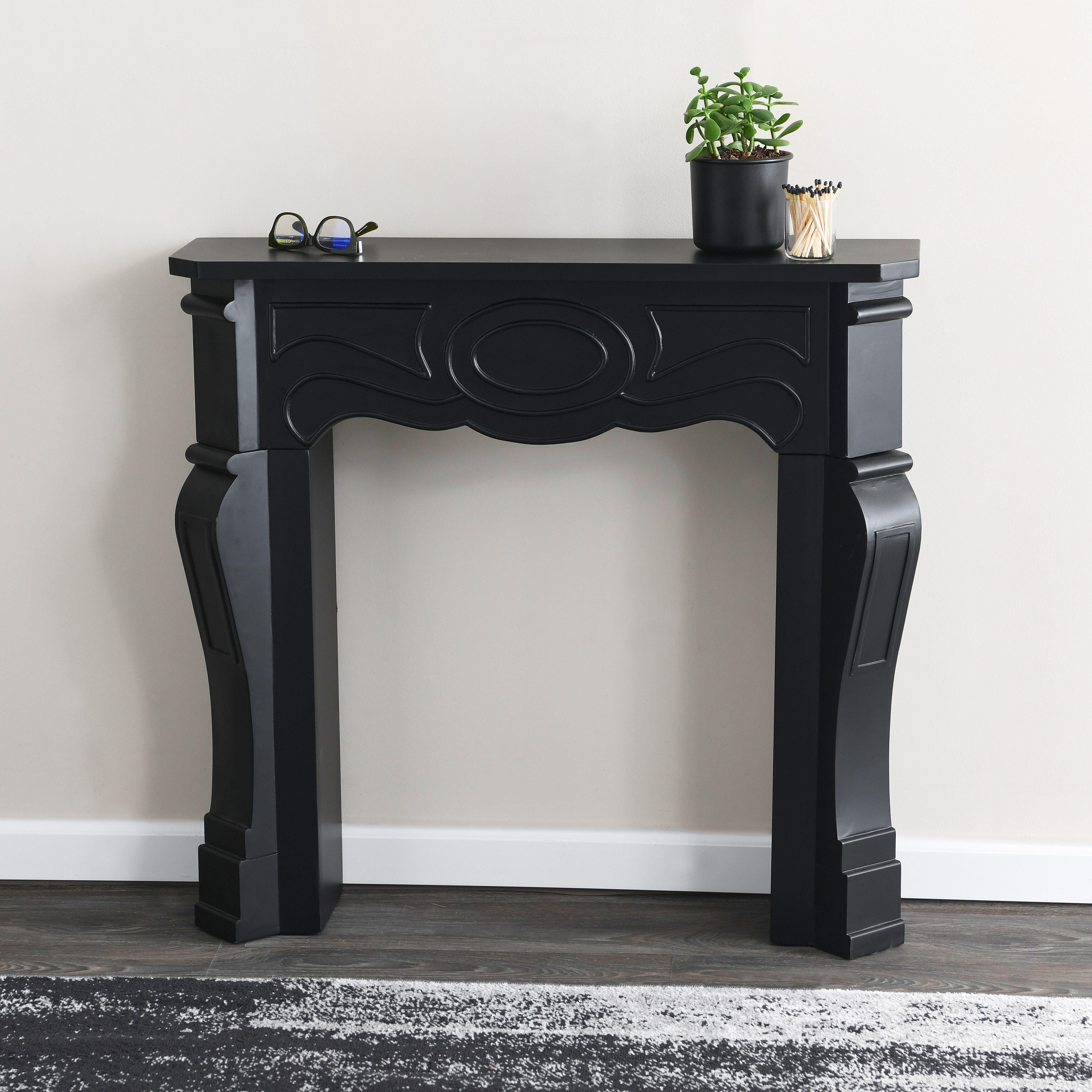 Click here for Storied Home Victorian 8 Fireplace Mantel  Black prices
