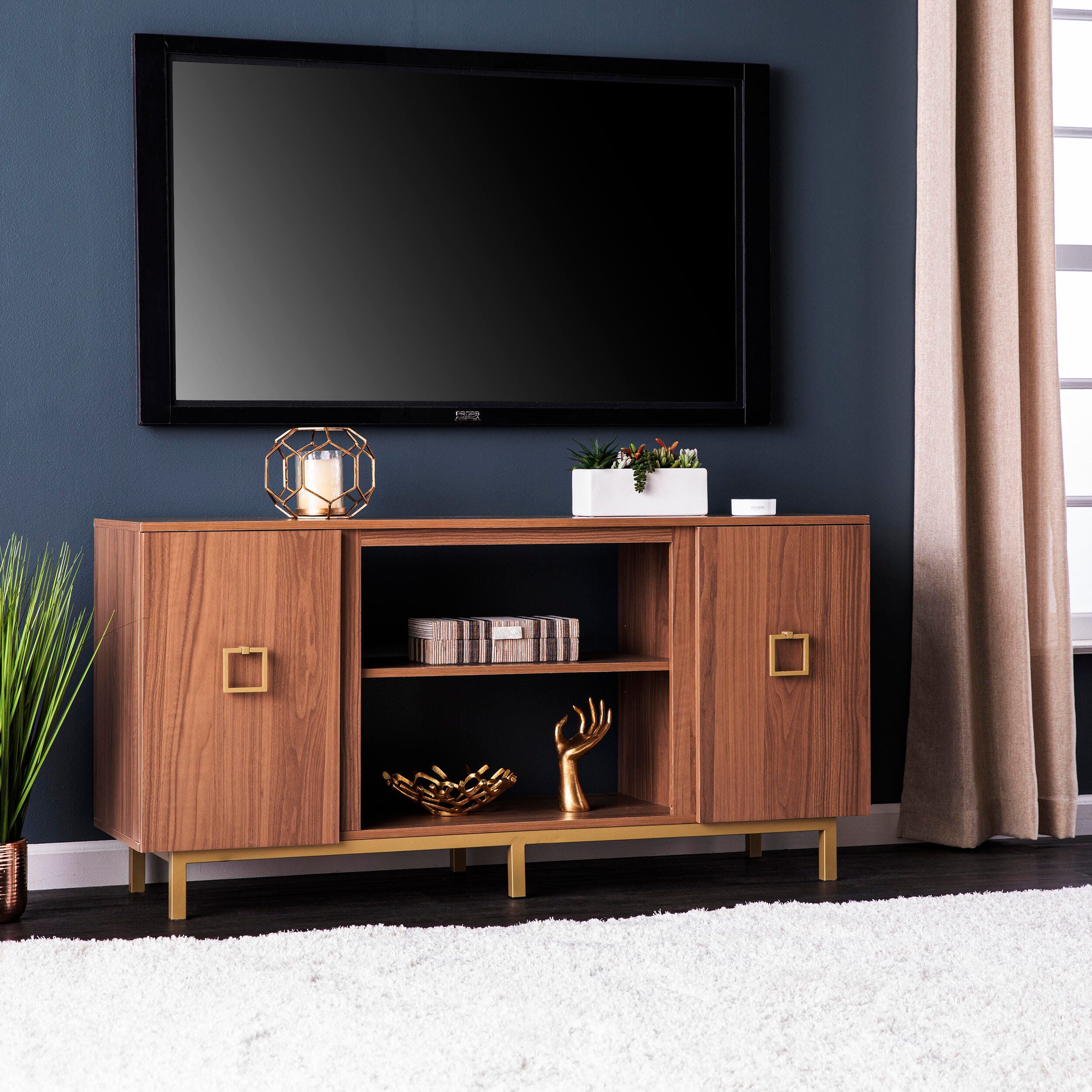 Click here for SEI Yorkville 54 TV Stand  Beige/Brown prices