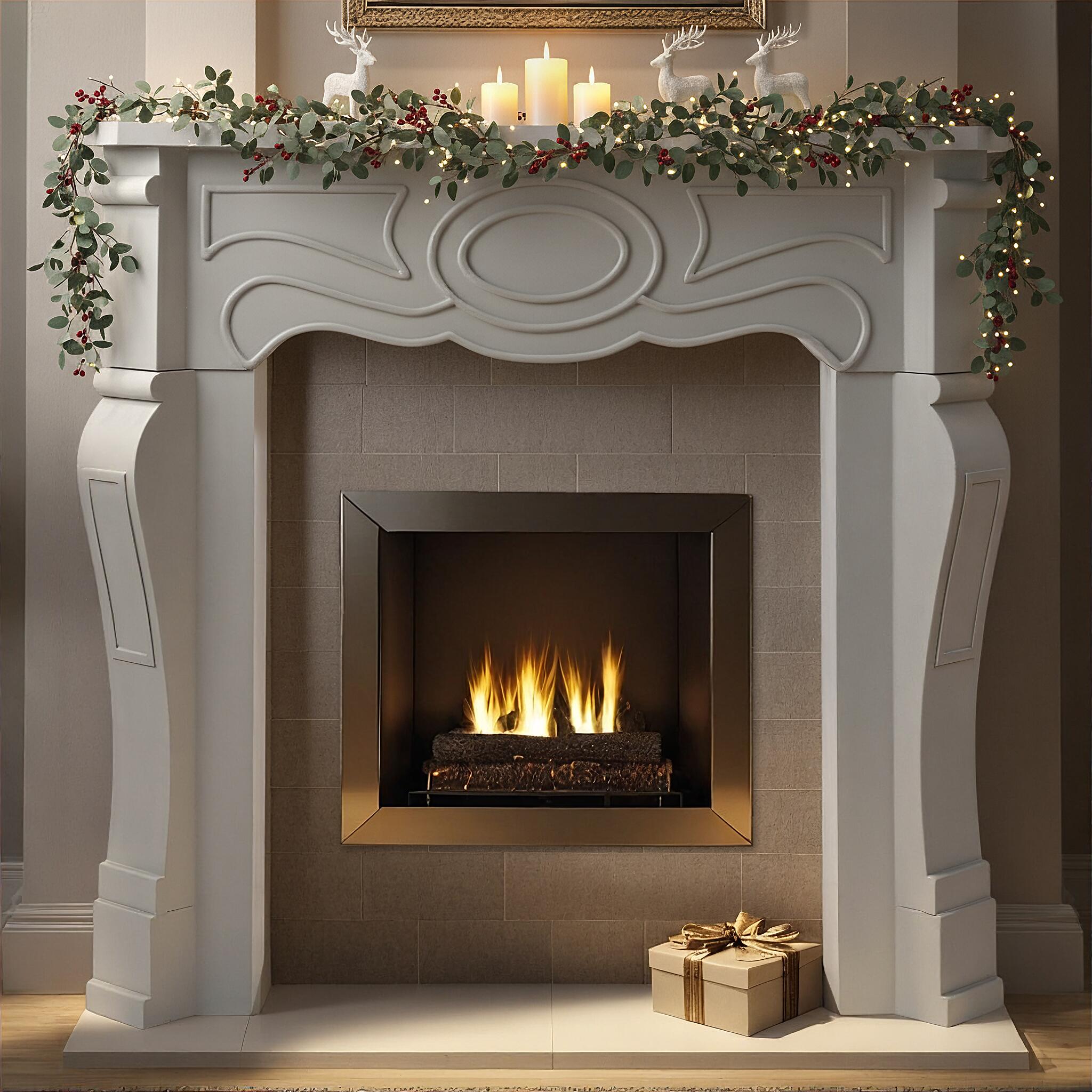 Click here for Storied Home 37 Fireplace Mantel  Gray prices