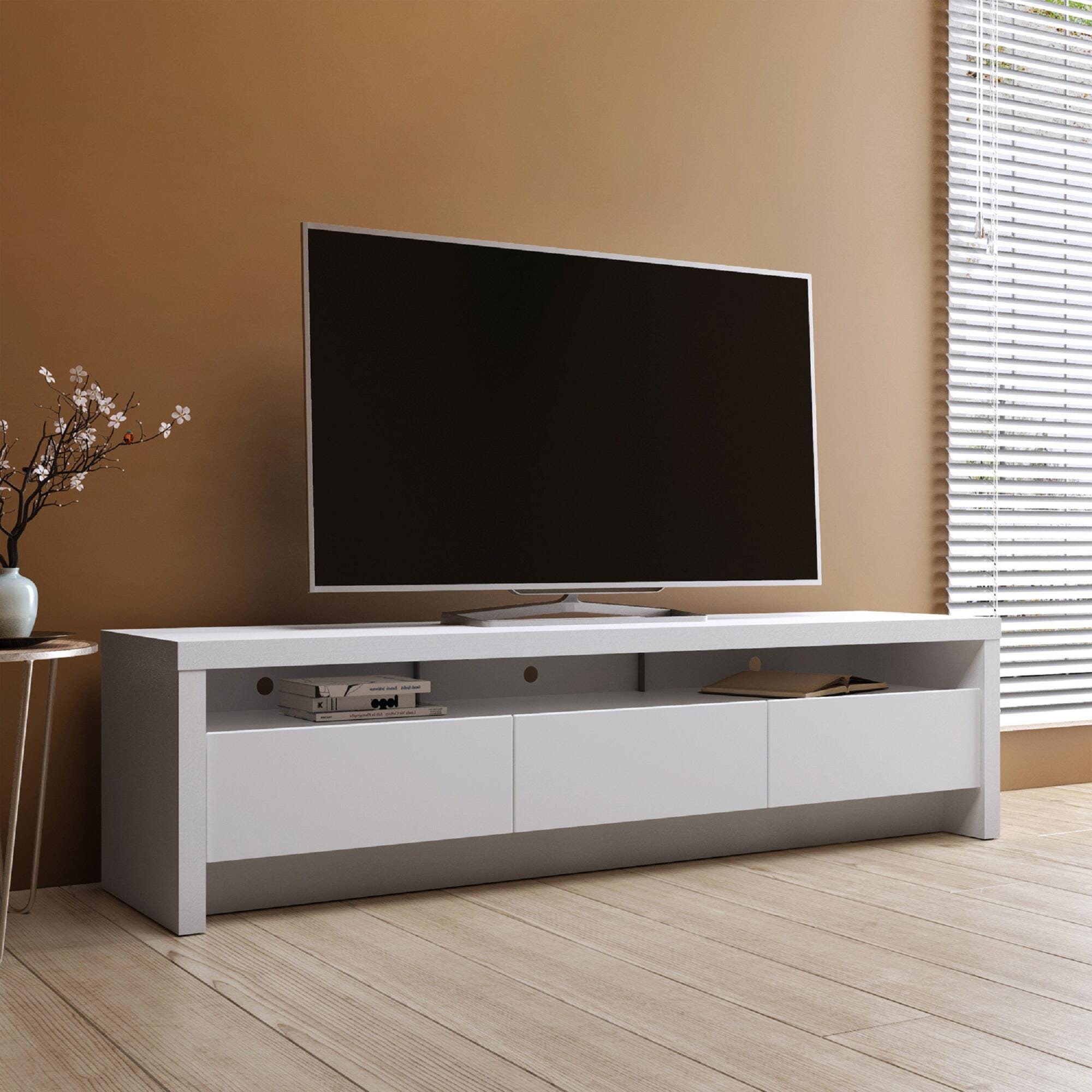 Click here for Manhattan Comfort Sylvan 70.86 TV Stand with 3 Dra... prices