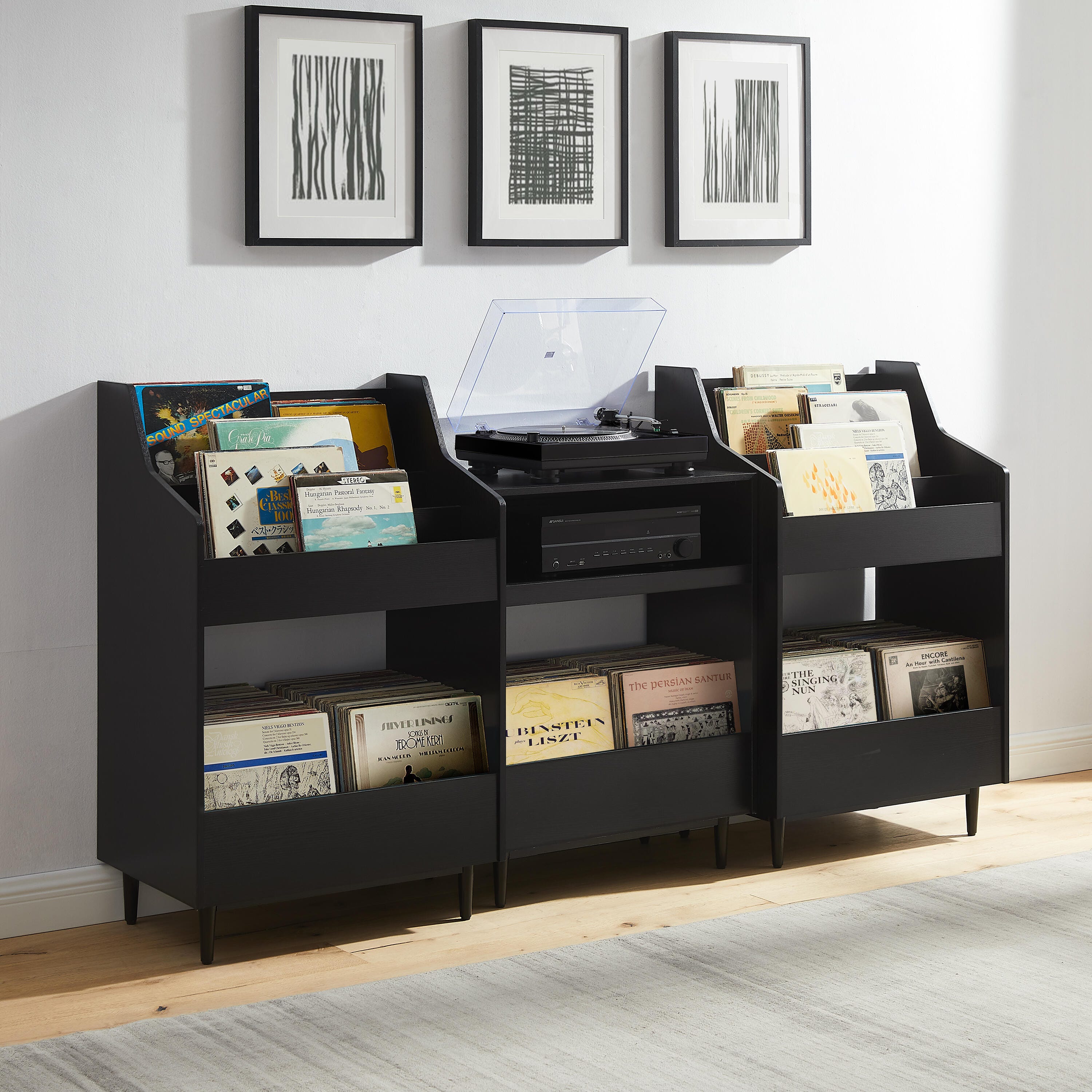 Click here for Crosley Furniture Liam 84 Player Stand And Vinyl S... prices